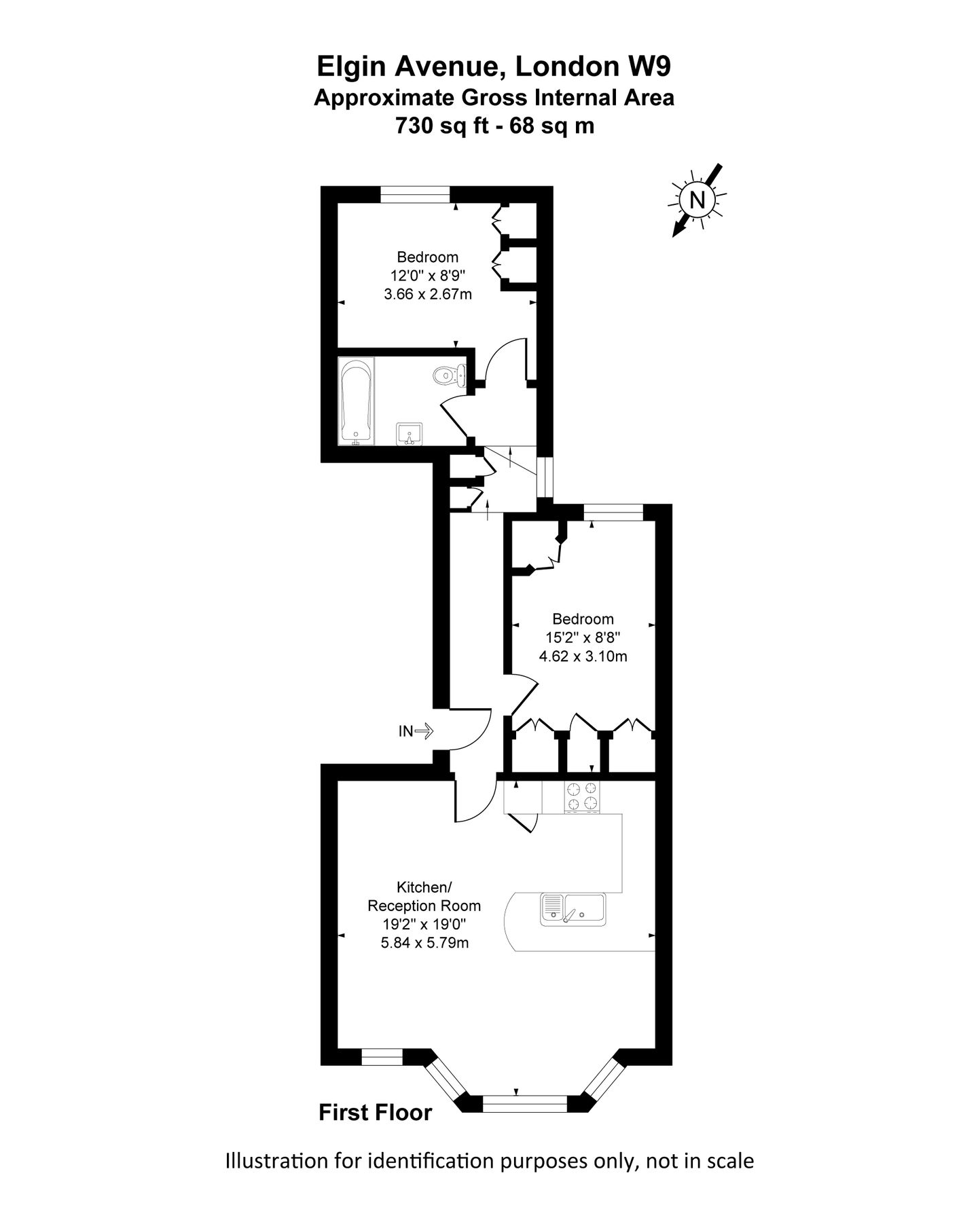 2 bed flat to rent in Elgin Avenue, London W9 - Zoopla