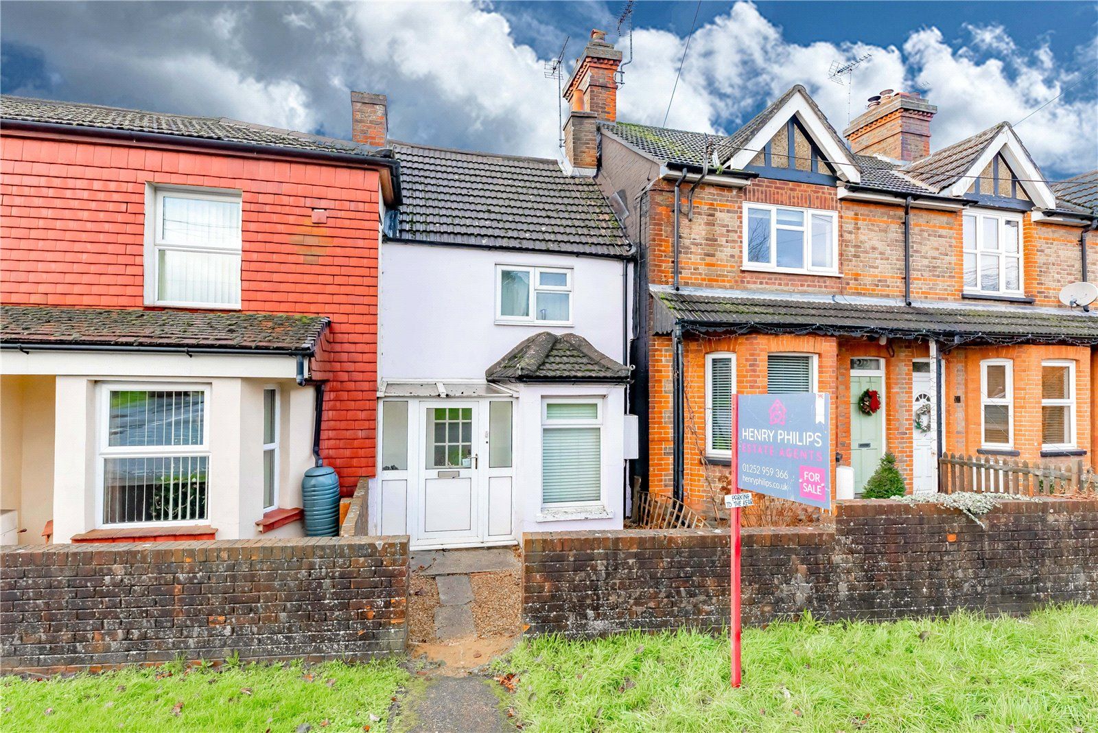 2 bed terraced house for sale in Oxenden Road, Tongham, Surrey GU10 ...