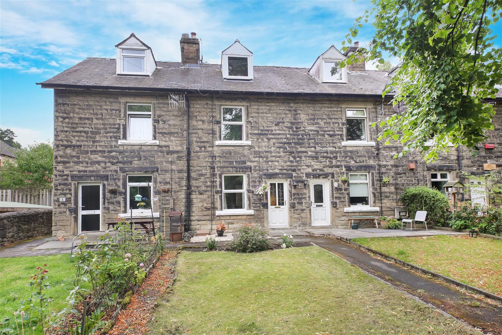 2 bed terraced house for sale in 2 Park Cottages, Dale Road North ...