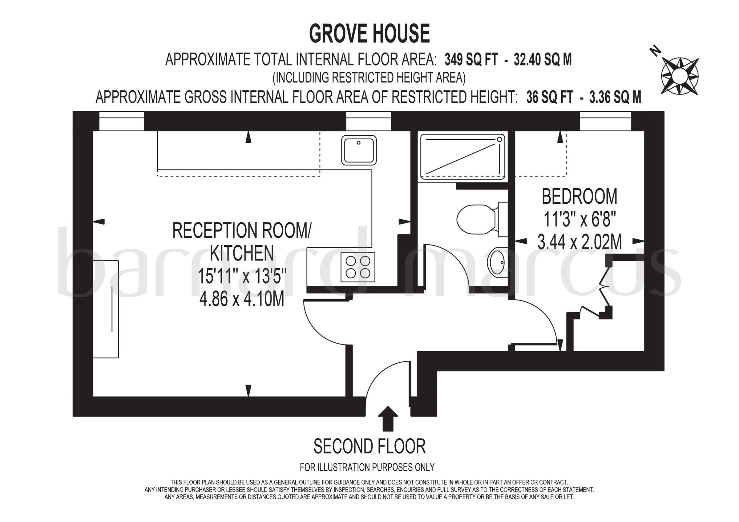 1 bed flat for sale in The Grove, Epsom KT17 - Zoopla