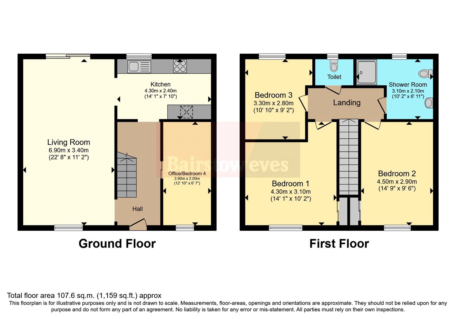 4 bed terraced house for sale in Prince Phillip Avenue, Grays, Essex ...