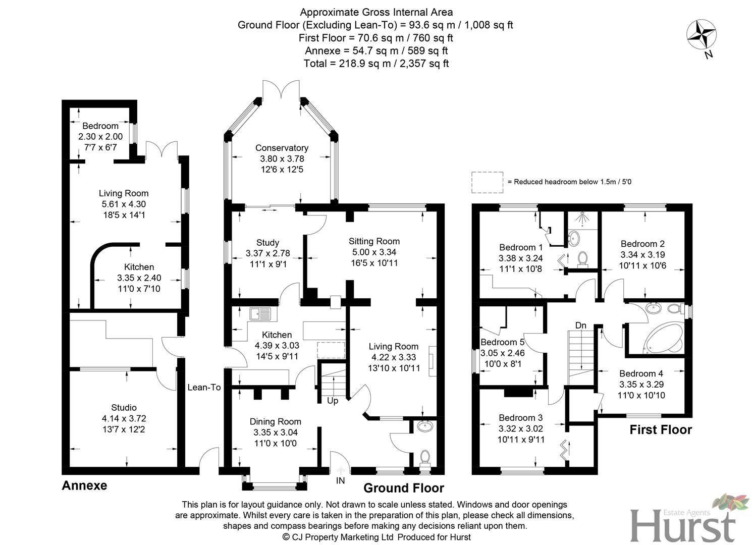 5 bed detached house for sale in Totteridge Road, High Wycombe HP13 ...