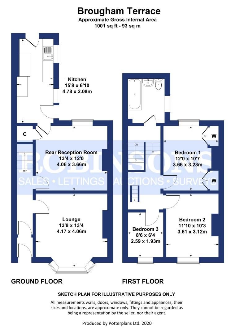 3 bed terraced house for sale in Brougham Terrace, Hartlepool TS24 - Zoopla
