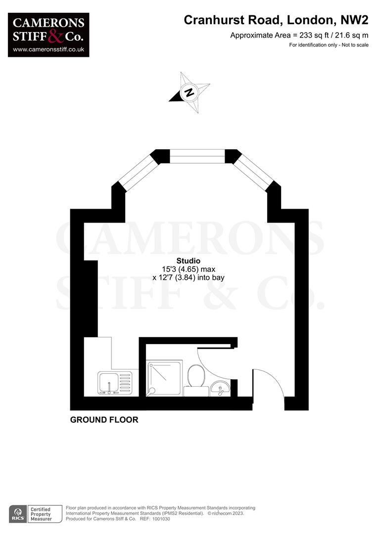 Studio to rent in Cranhurst Road, London NW2 - Zoopla