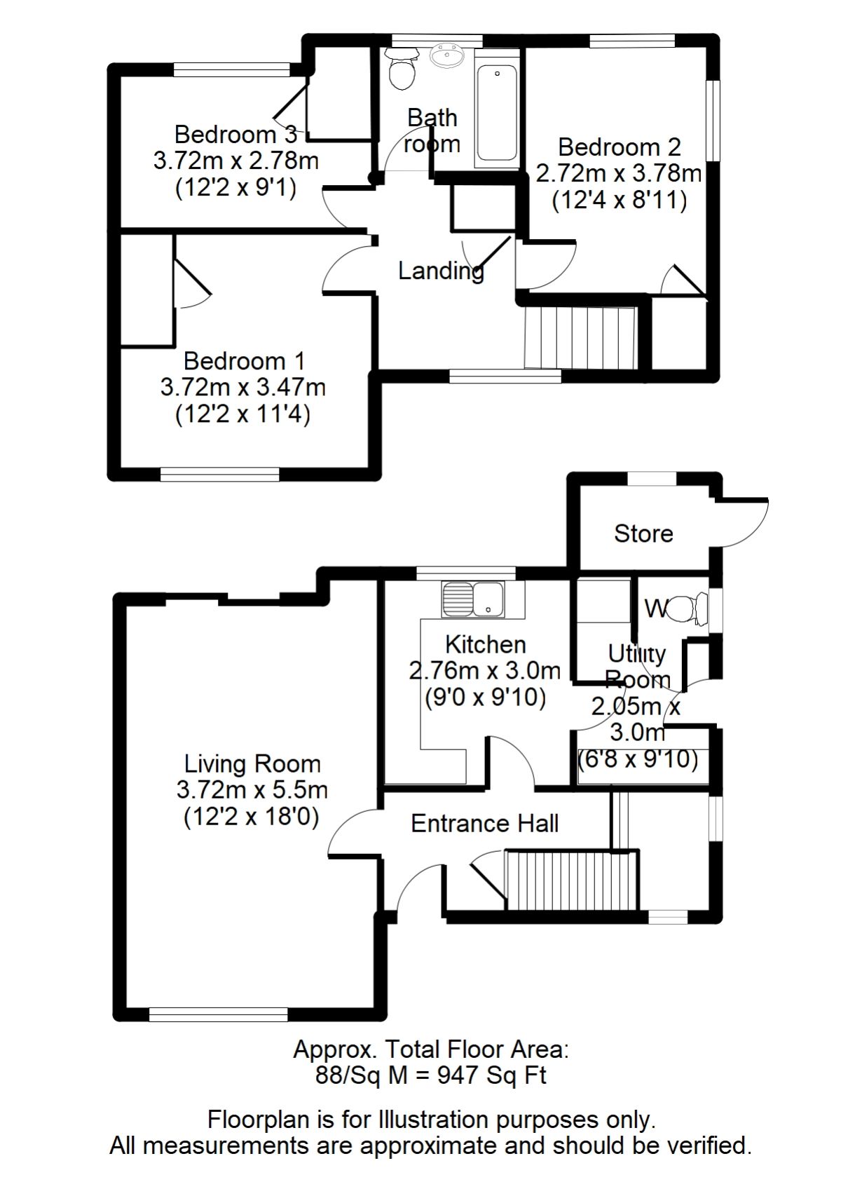 3 Bed Semi Detached House To Rent In Worsley Road Frimley Camberley