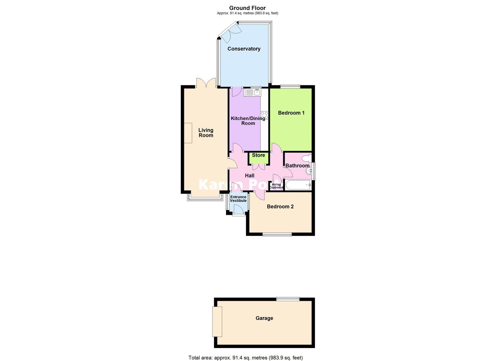 2 Bed Bungalow For Sale In Fleetwood Close Marshside Southport Pr9