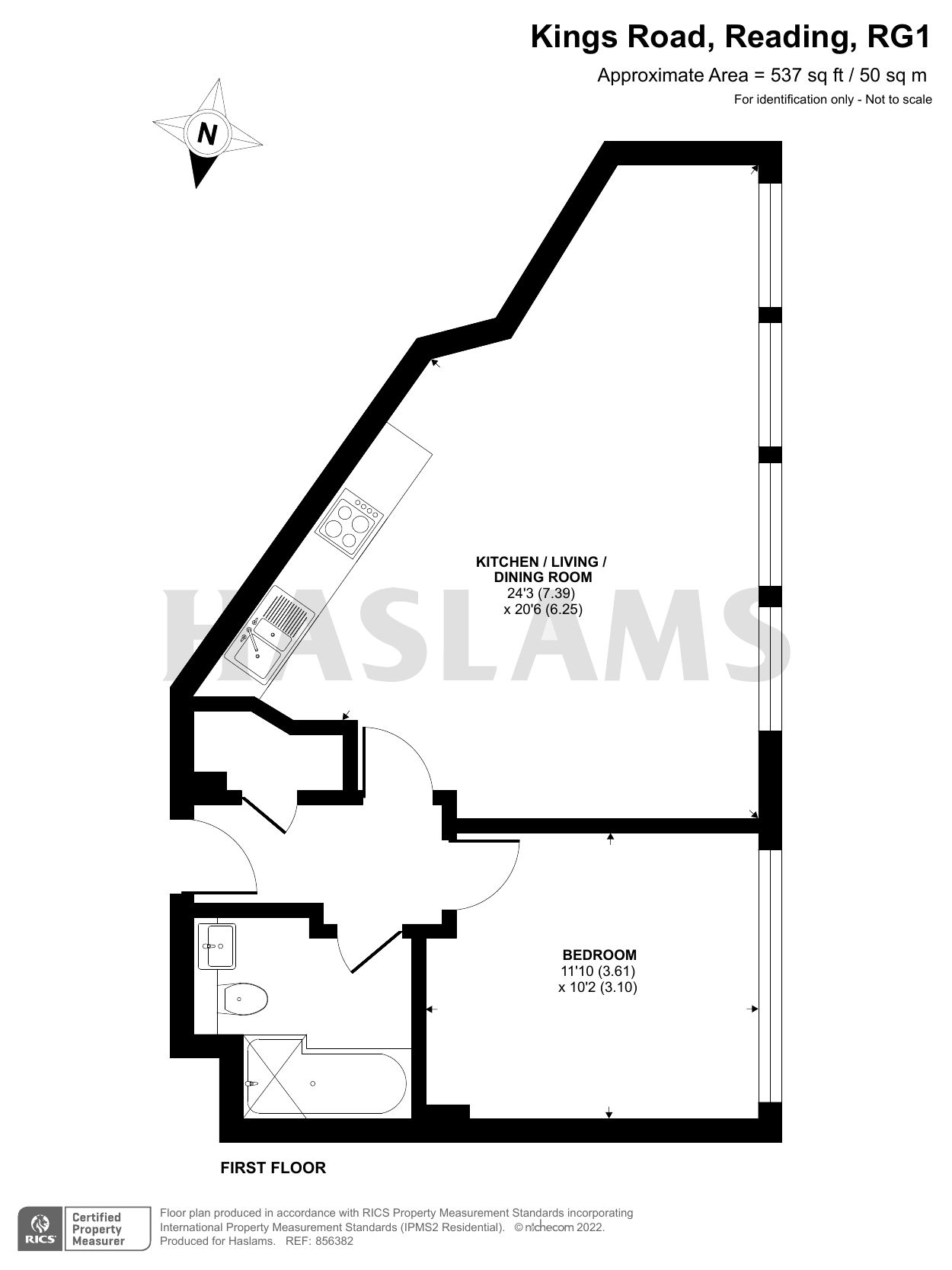 1 bed flat to rent in Kings Reach, Reading RG1 - Zoopla