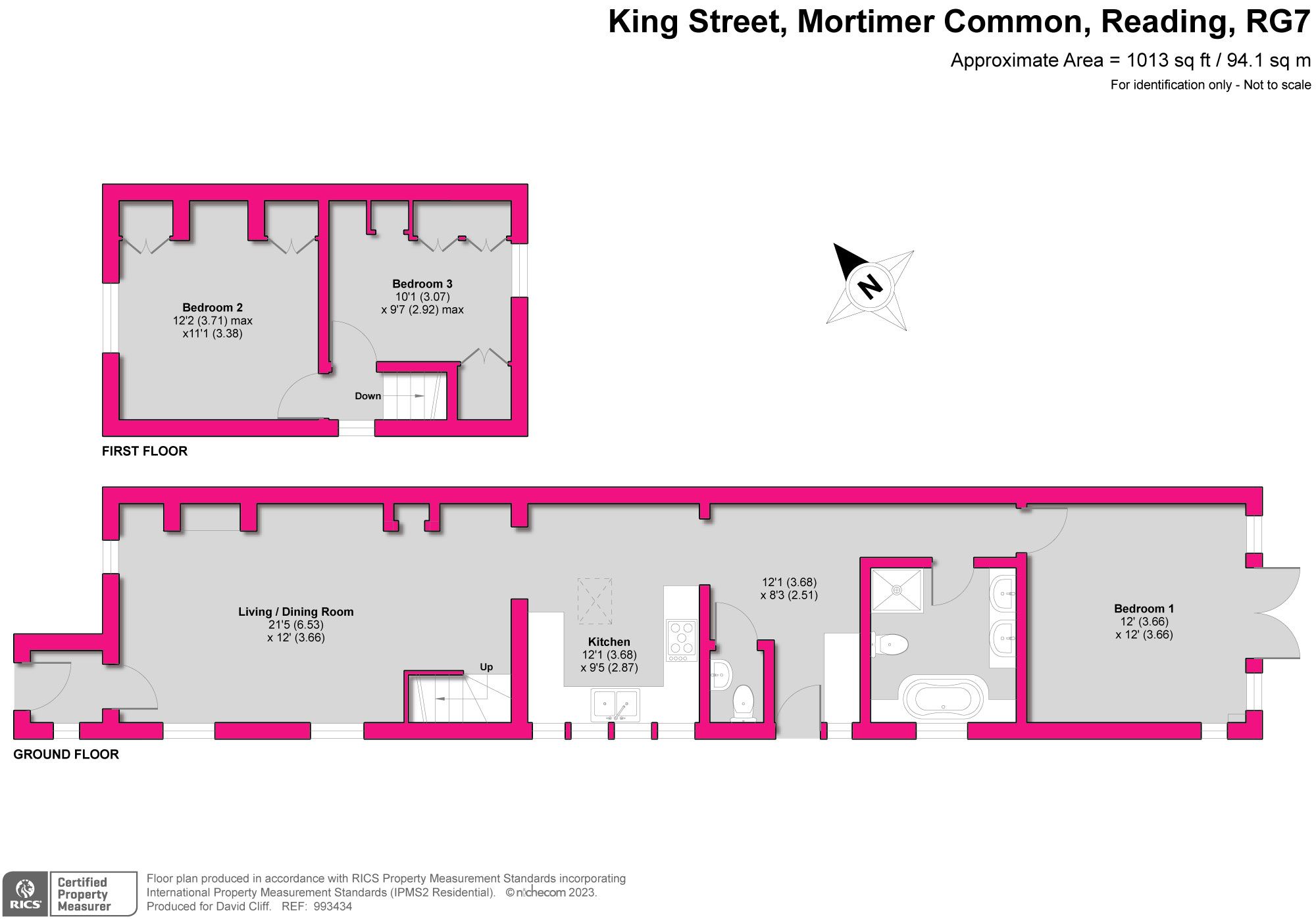 Property for sale in King Street, Mortimer Common, Reading, Berkshire ...