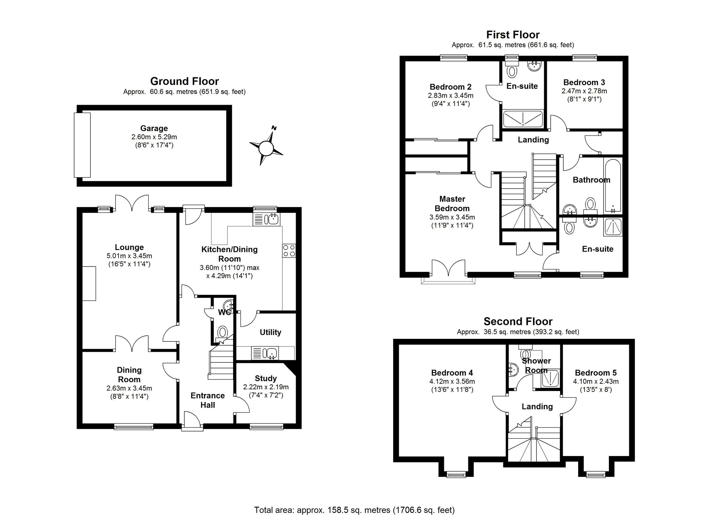 5 bed detached house for sale in Templer Place, Bovey Tracey, Newton ...