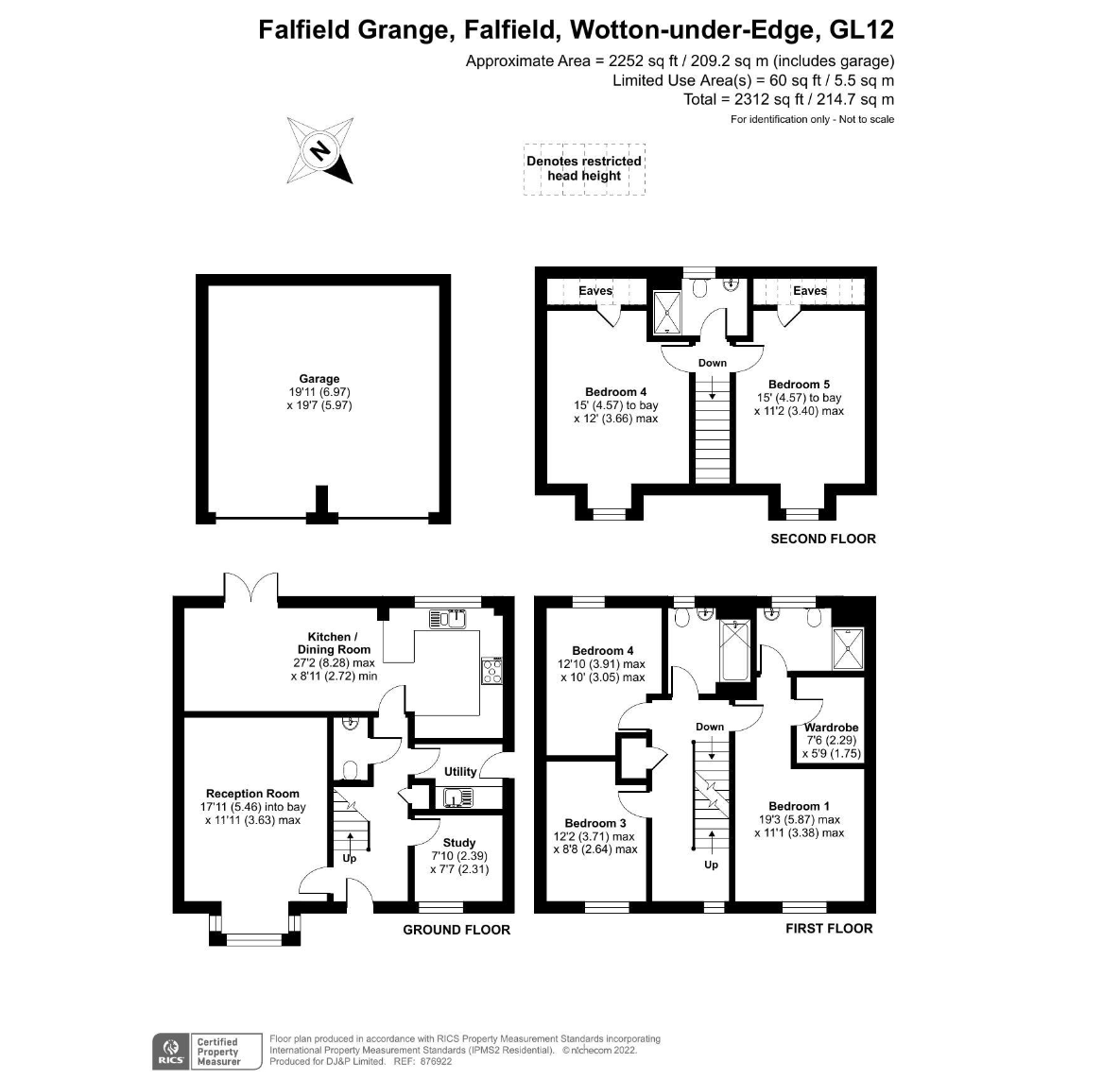 5 bed detached house for sale in Selman Drive, Falfield Grange ...
