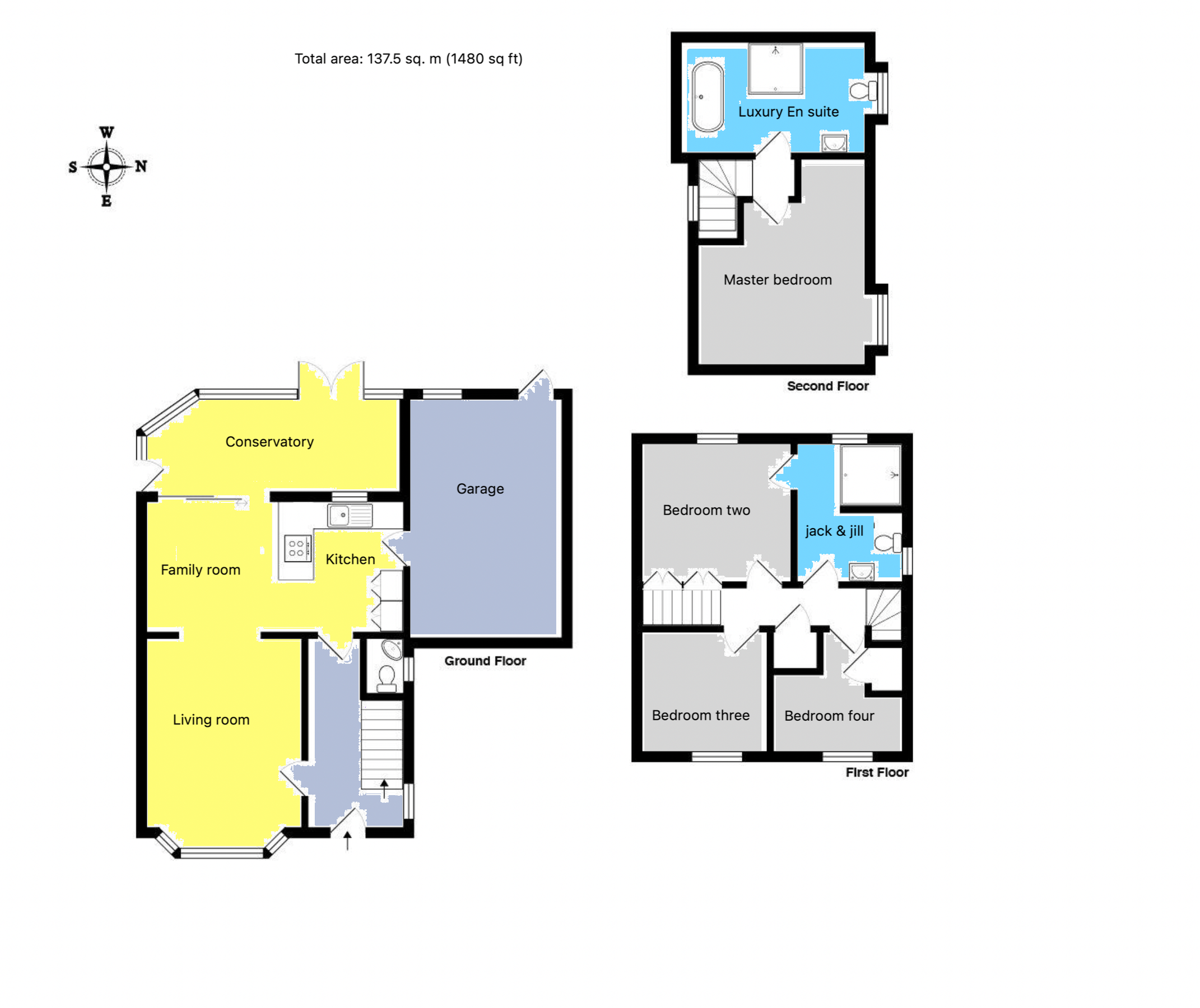 1 bed detached house for sale in Milliners Way, Bishops Stortford CM23 ...