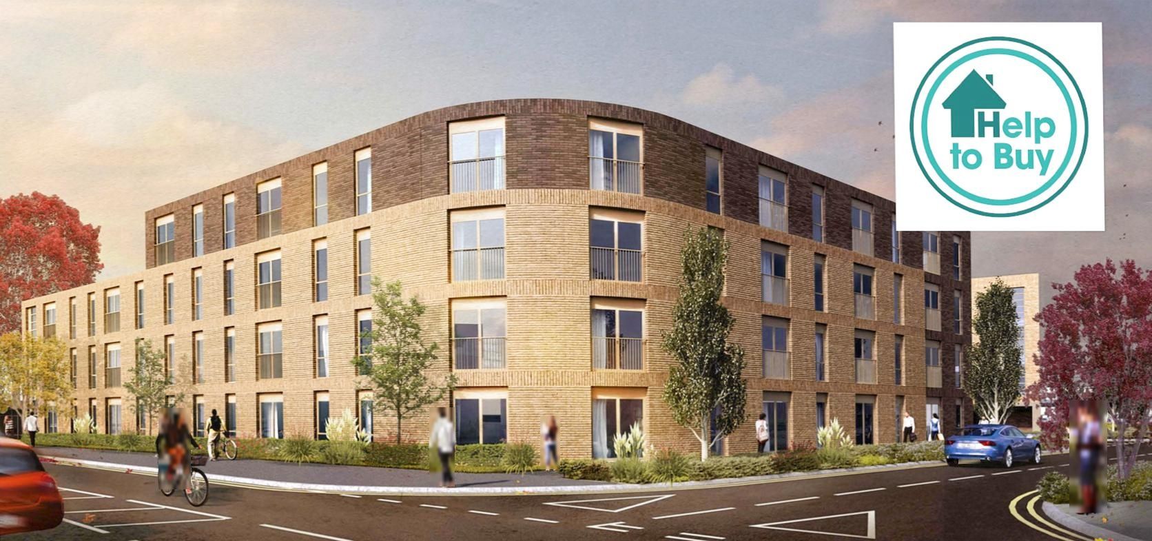 New home, 2 bed flat for sale in Station Quarter, Station Road, Corby ...
