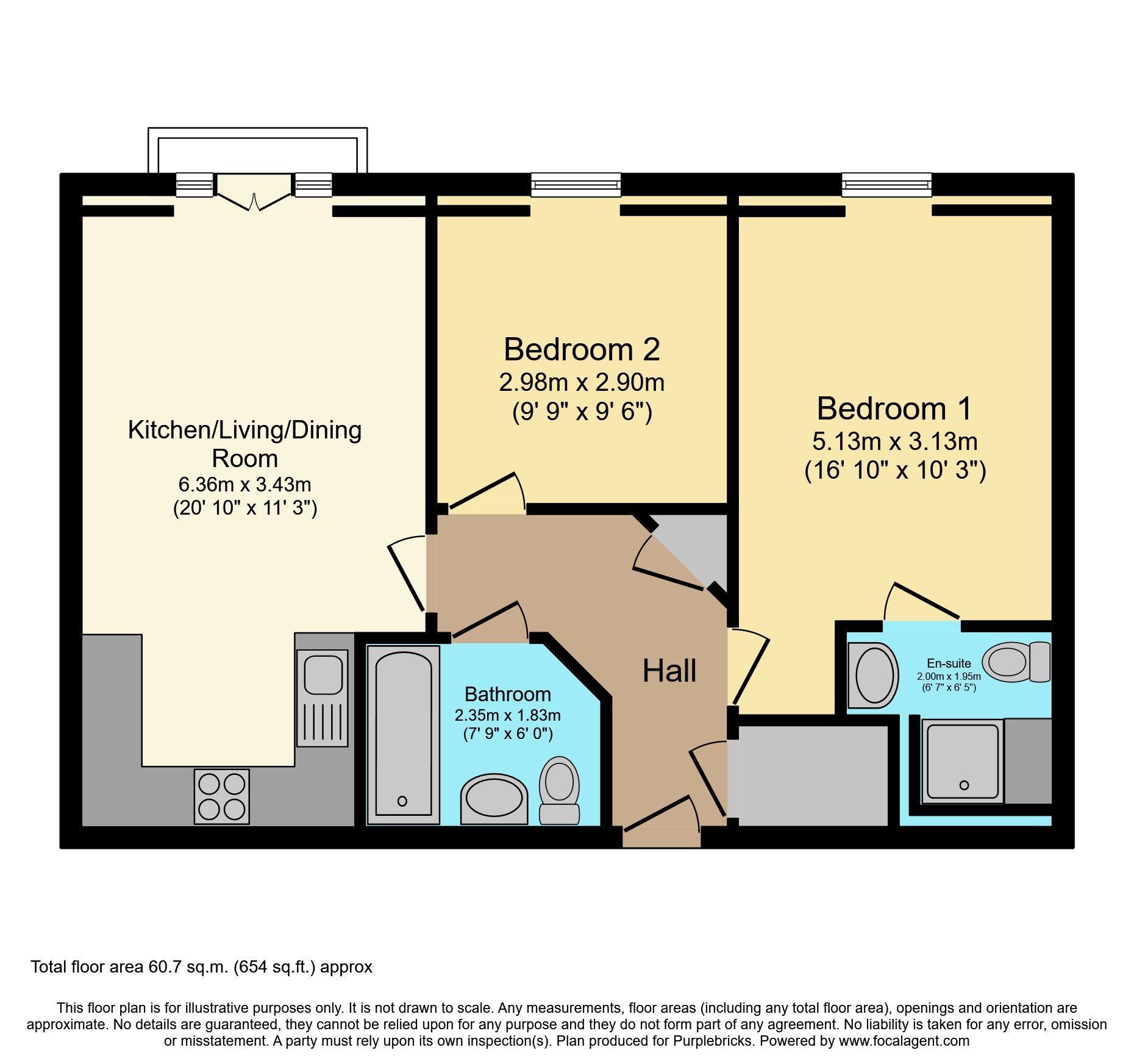 2 bed flat for sale in Aspects Court, Slough SL1 - Zoopla