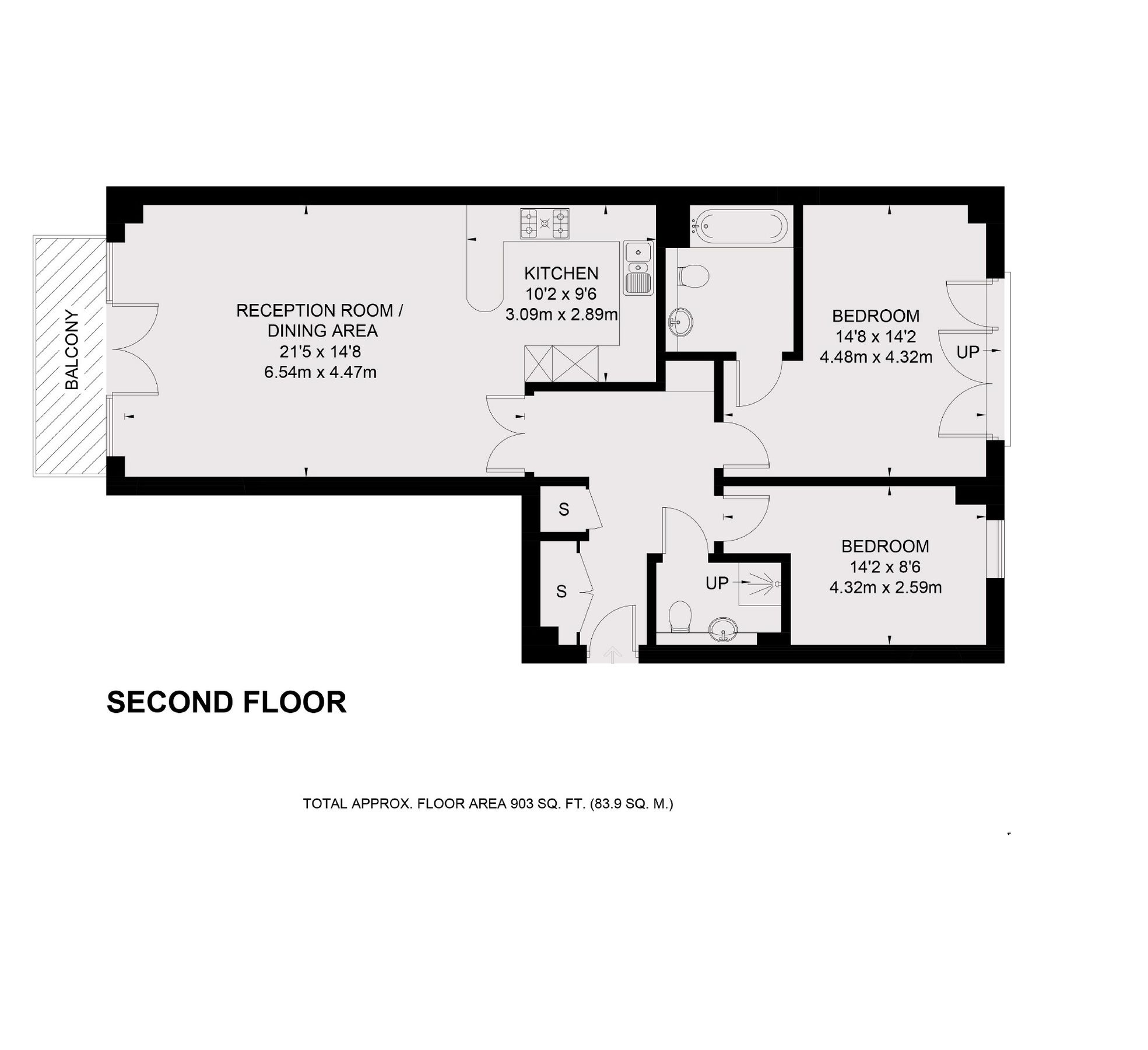 2 bed flat for sale in Langbourne Place, London E14 - Zoopla