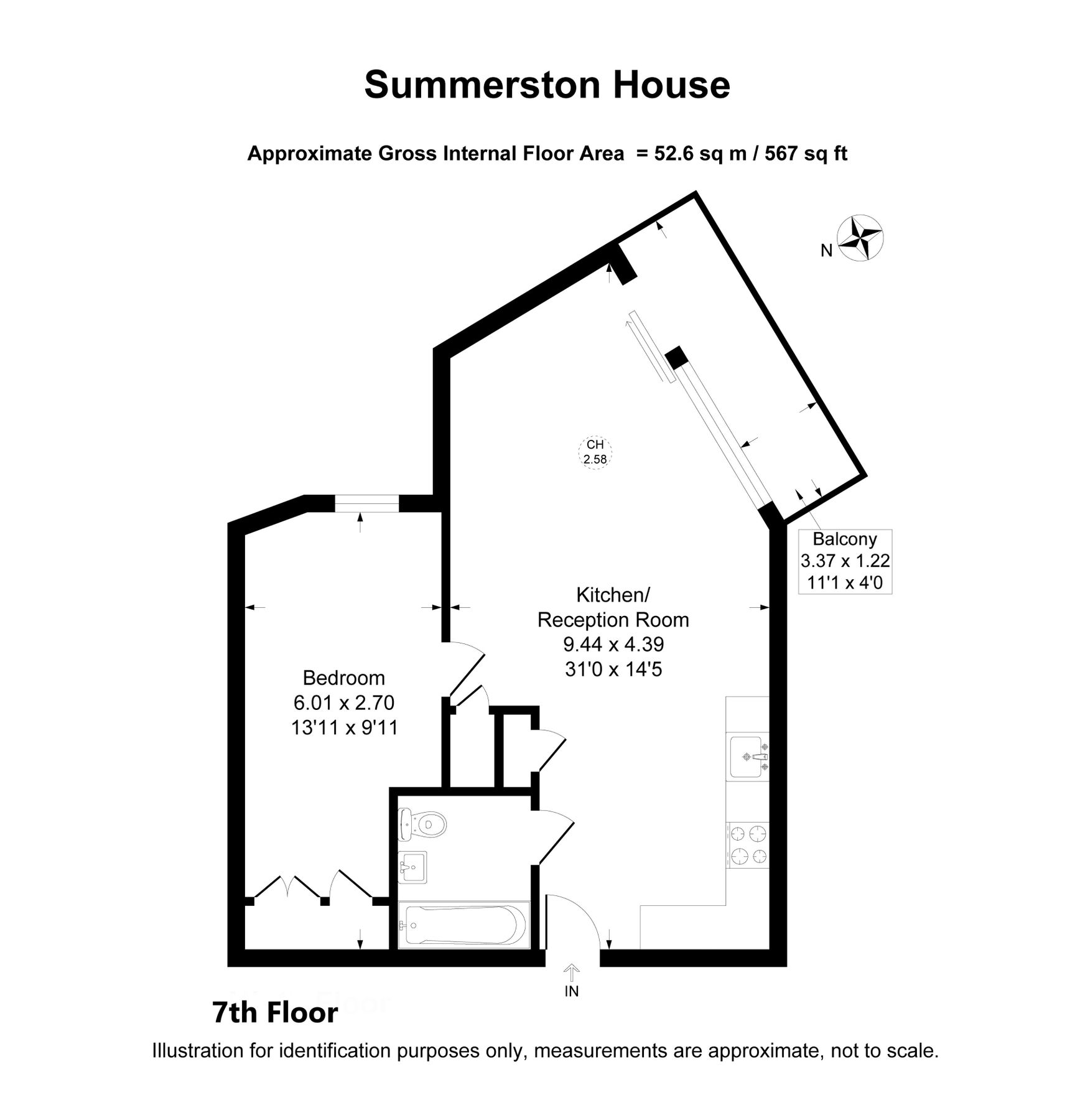 1 bed flat for sale in Summerston House, 51 Starboard Way, London E16 ...