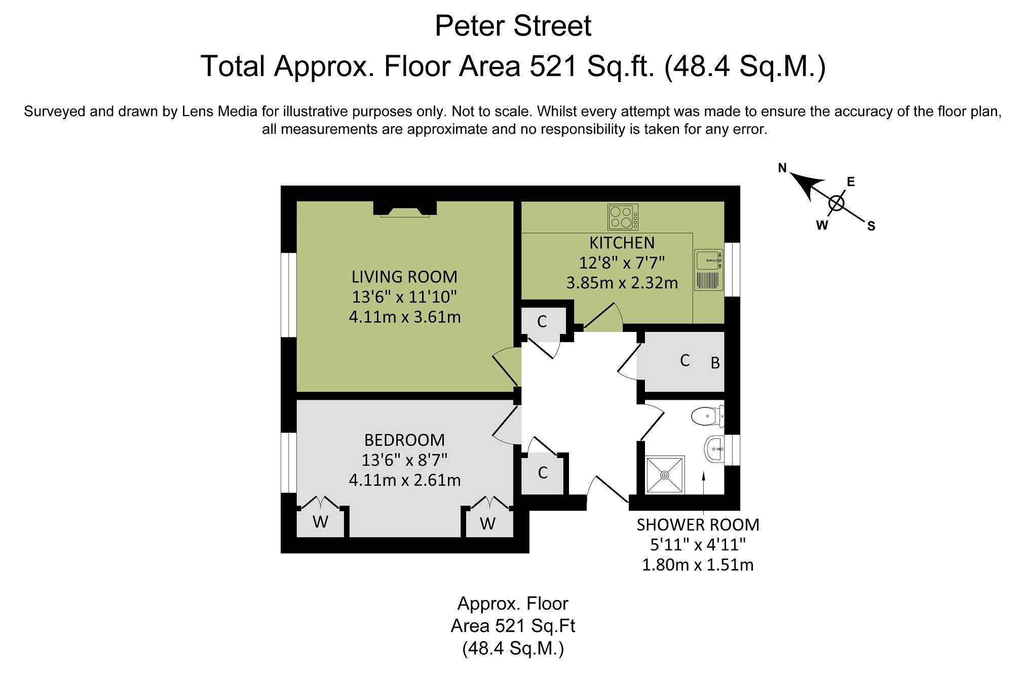 1 bed flat for sale in Peter Street, Orrell, Wigan, Greater Manchester ...