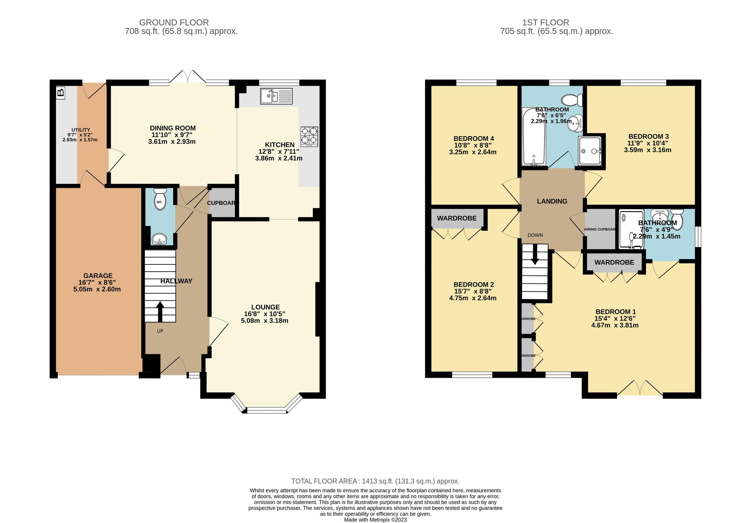 4 bed detached house for sale in New Swan Close, Witham St. Hughs ...