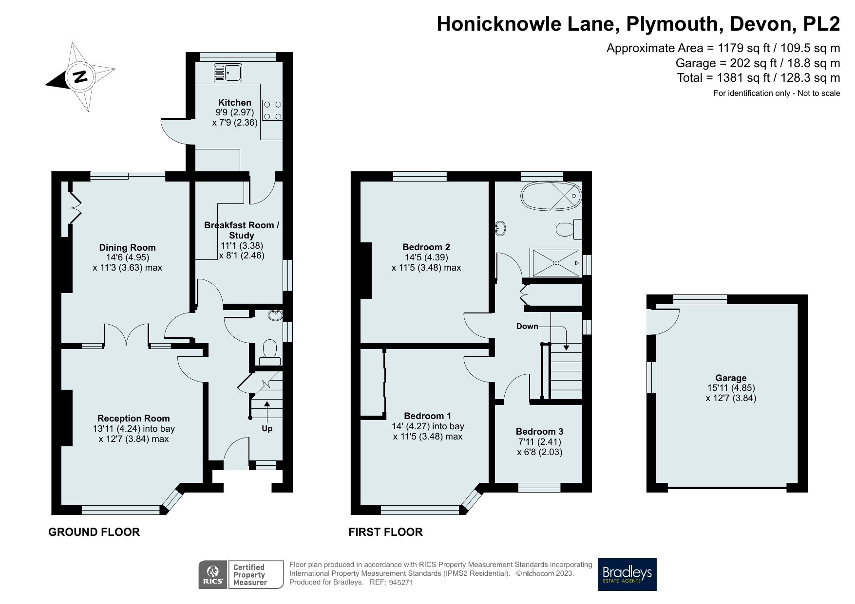 3 bed semi-detached house for sale in Honicknowle Lane, Plymouth, Devon ...