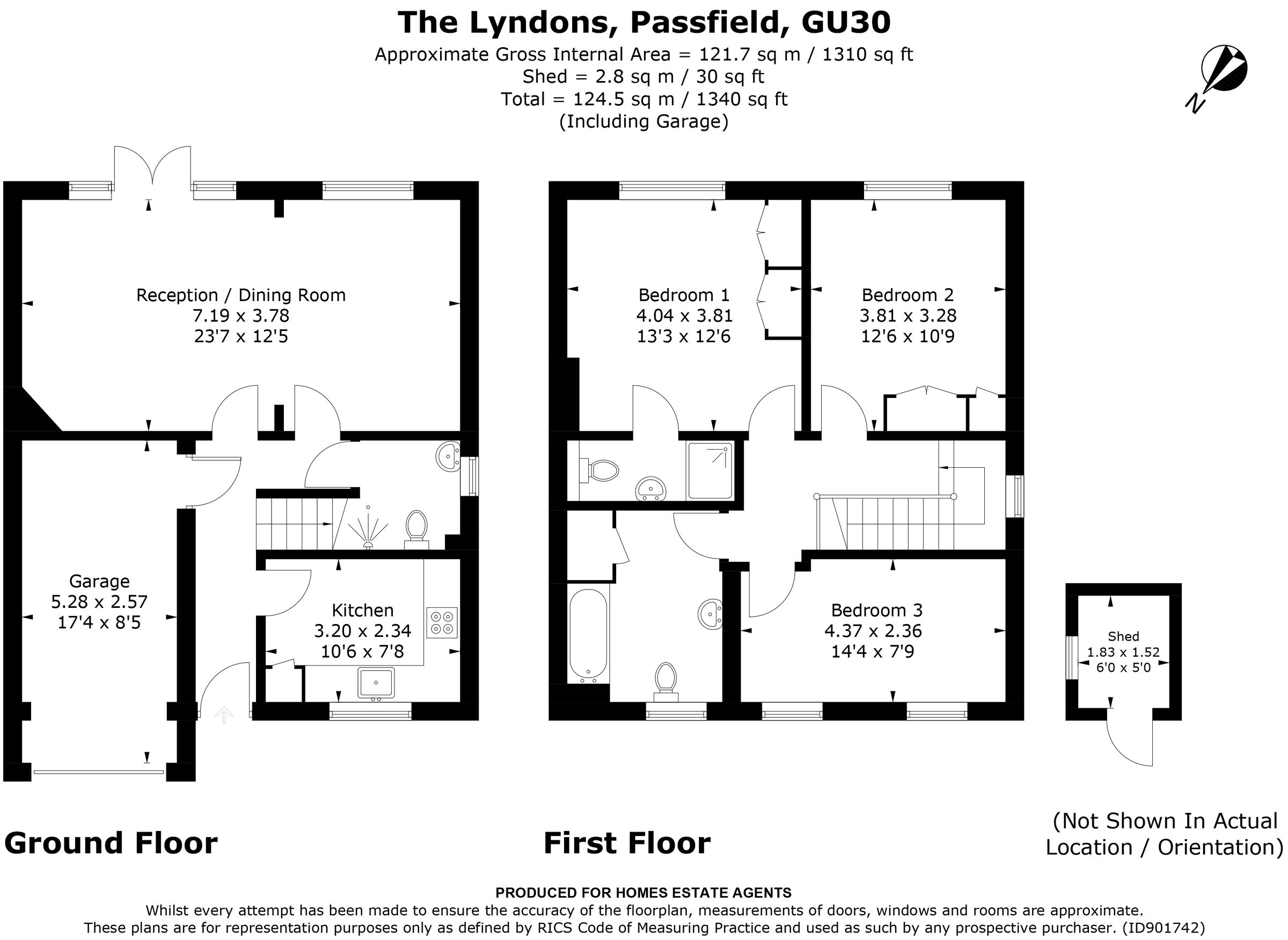 3 bed semi-detached house for sale in The Lyndons, Passfield, Liphook ...