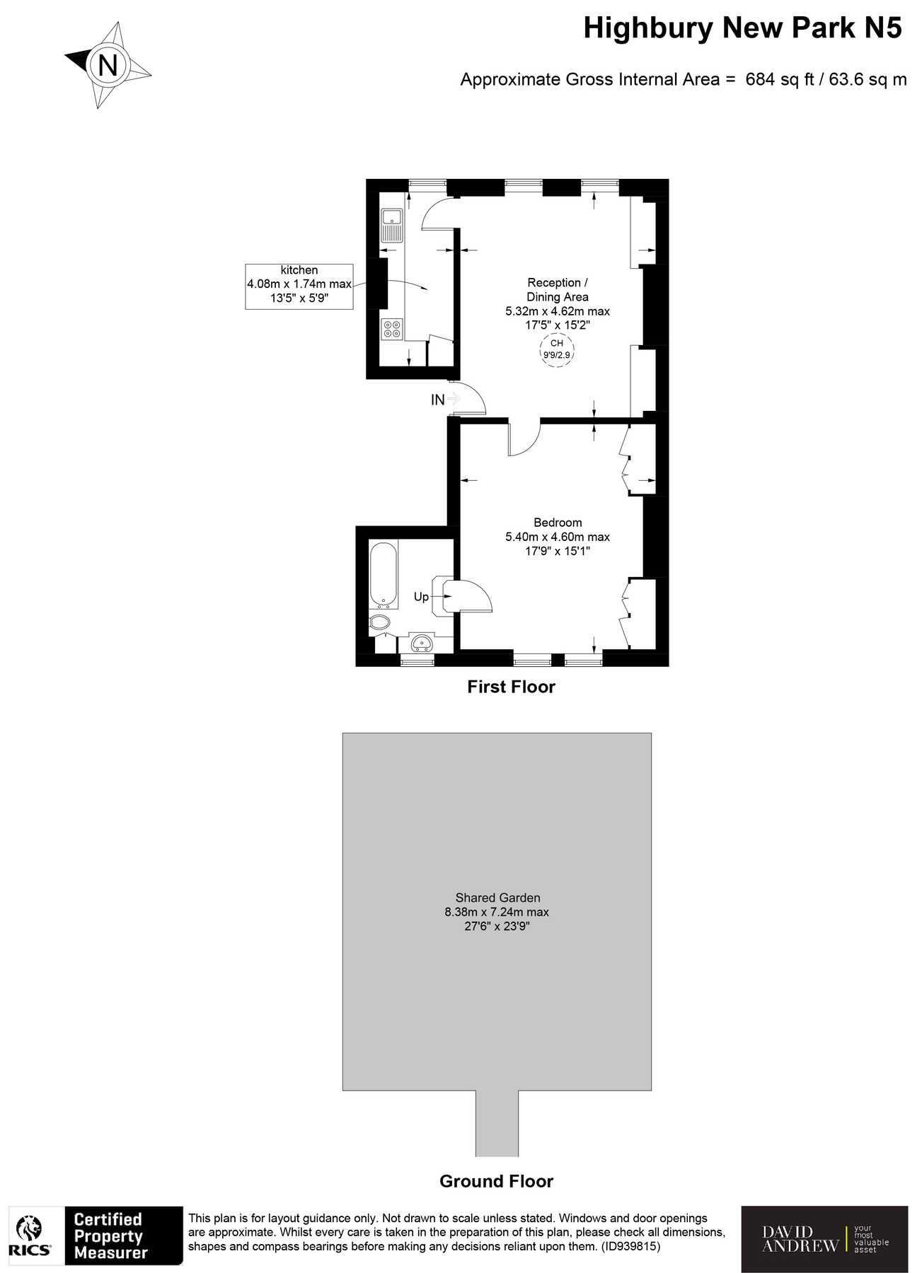 1 bed flat for sale in Highbury New Park, London N5 - Zoopla
