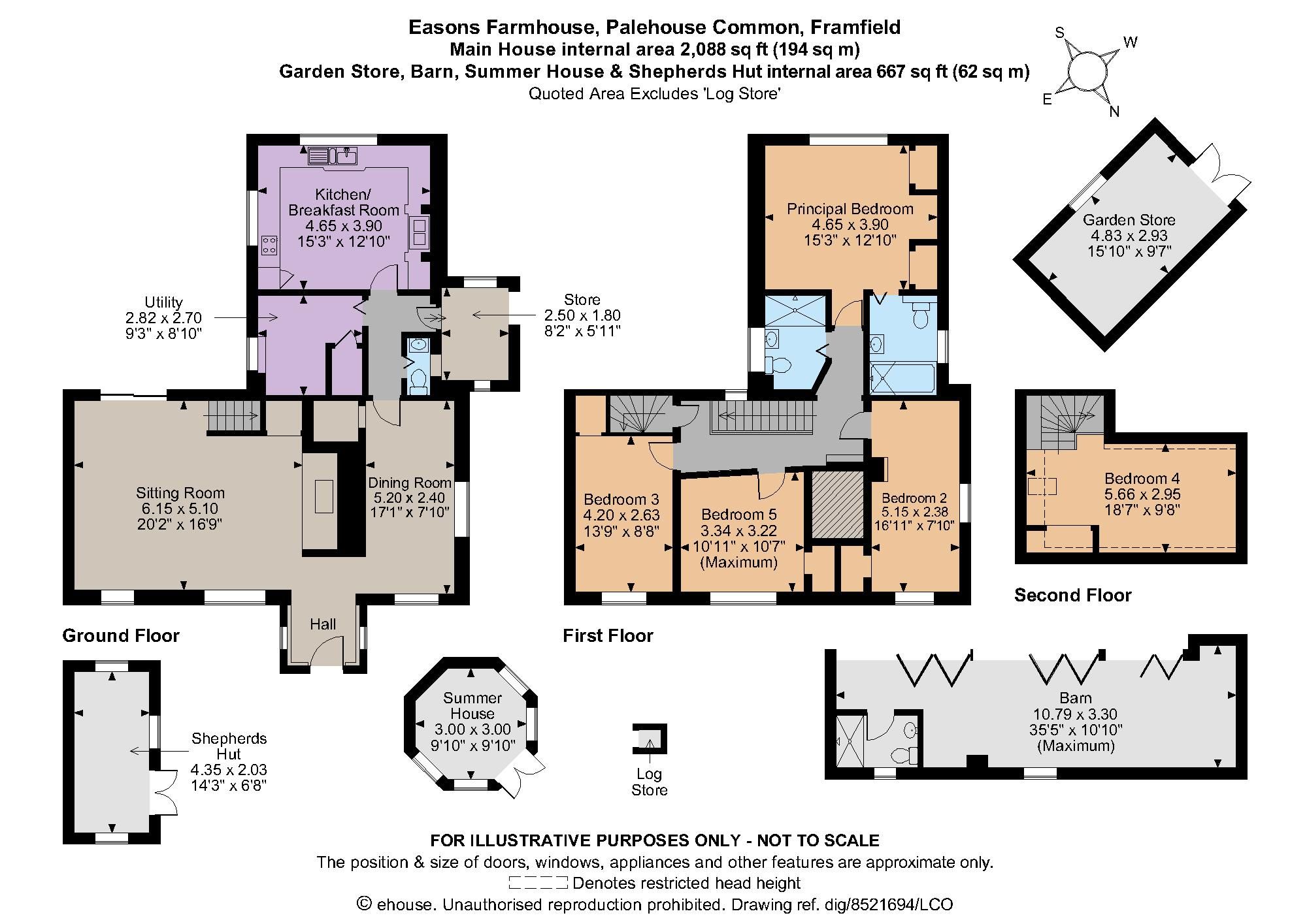5 Bed Detached House For Sale In Palehouse Common Framfield Uckfield