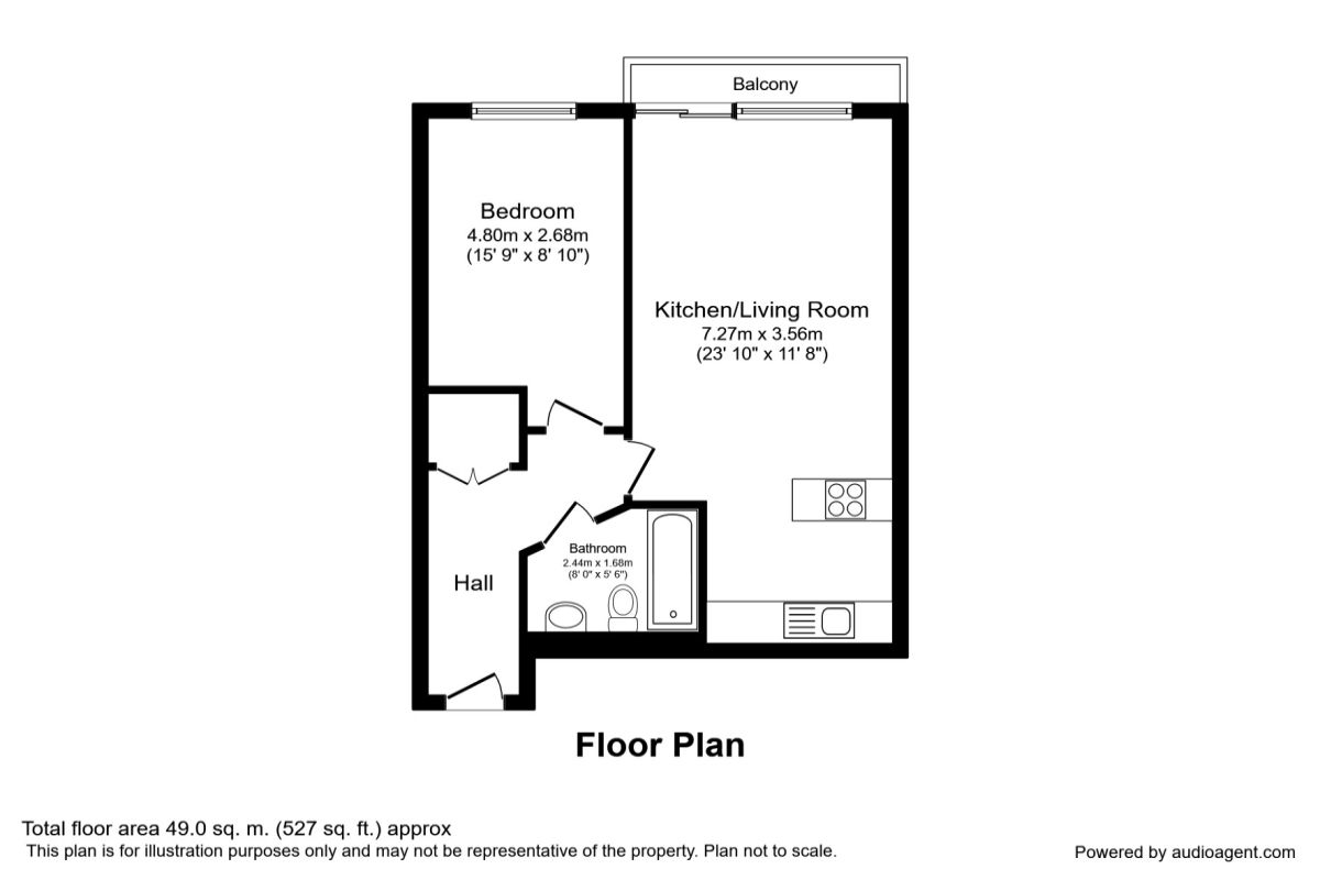 1 bed flat to rent in Lord Street, Manchester, Greater Manchester M4 ...