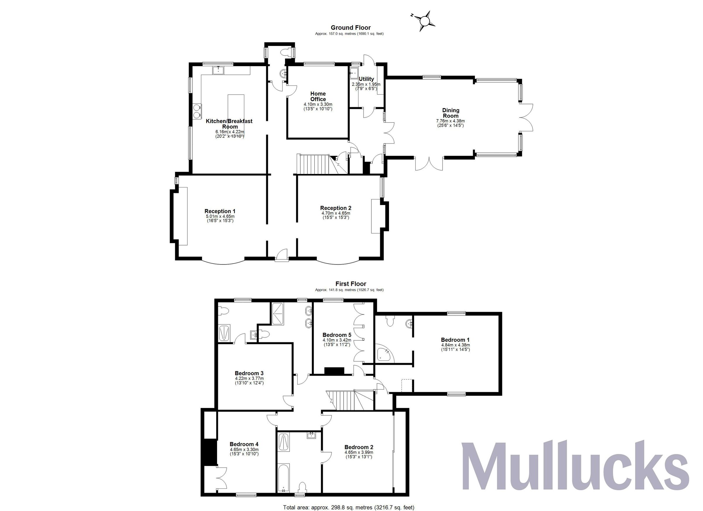 Detached house for sale in High Easter Road, Leaden Roding, Dunmow ...
