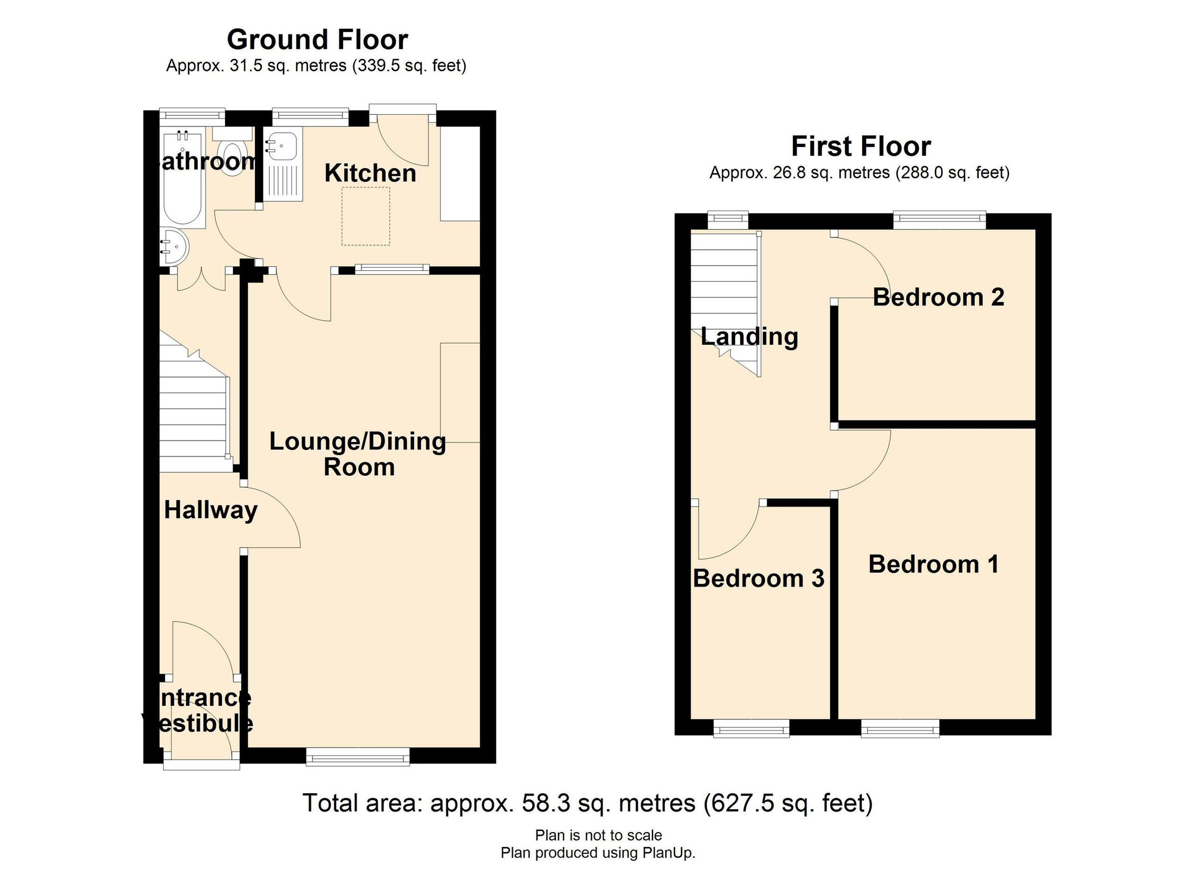 3 bed terraced house for sale in 142 Trebanog Road, Trebanog ...