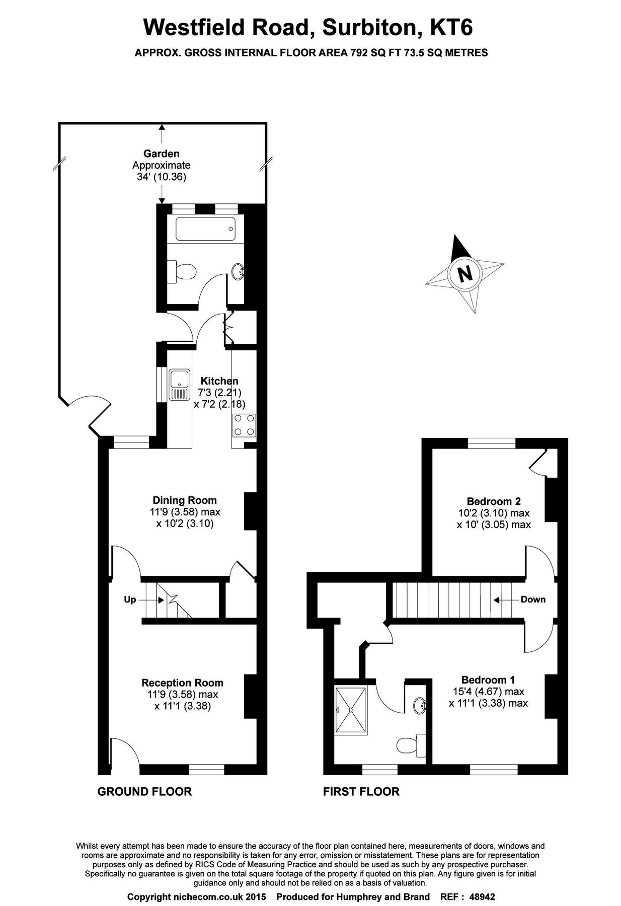 2 bed terraced house to rent in Westfield Road, Surbiton KT6 - Zoopla
