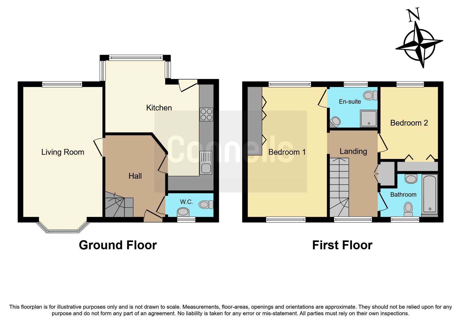 2 bed semi-detached house for sale in Priestlands Corner, Priestlands ...
