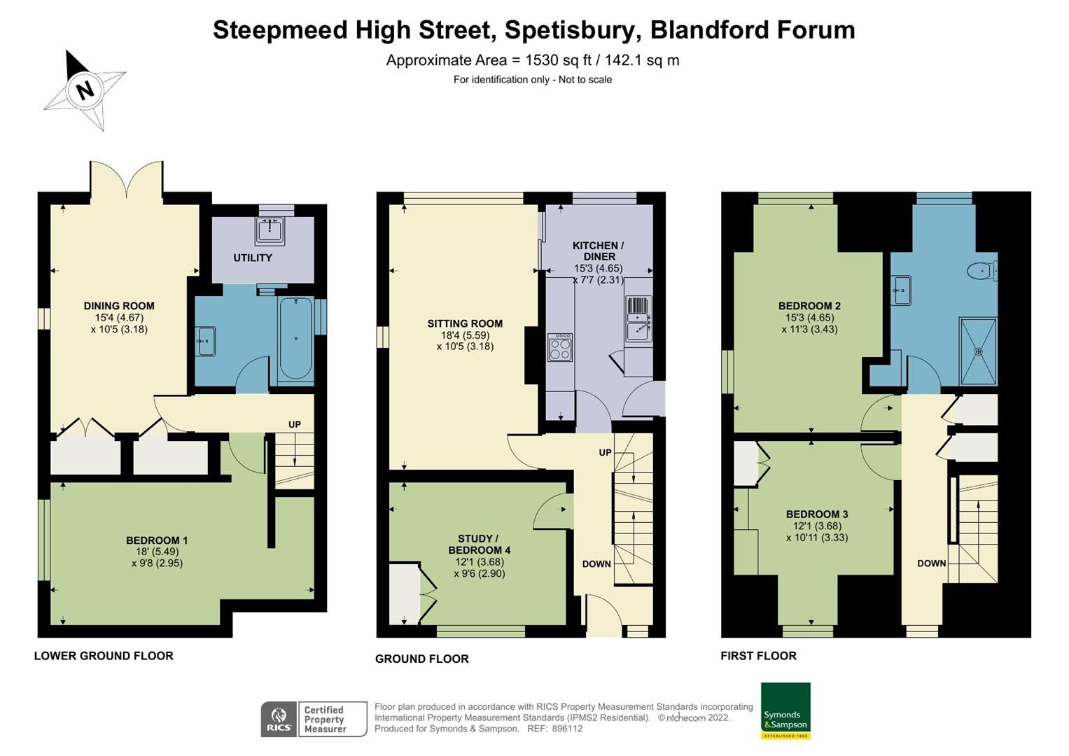 3 bed detached house for sale in High Street, Spetisbury, Blandford ...