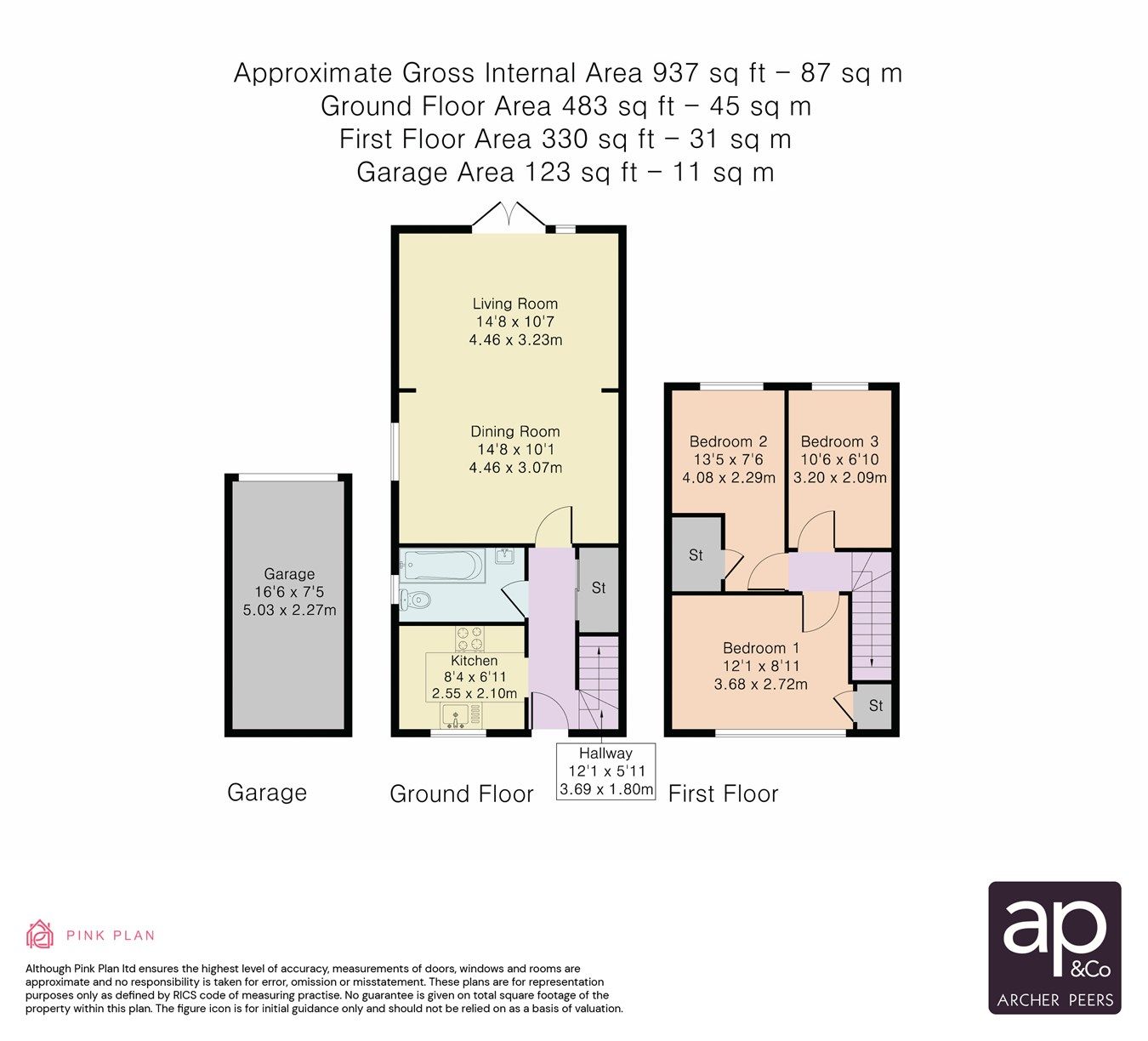 3 bed end terrace house for sale in Russet Way, Melbourn SG8 - Zoopla