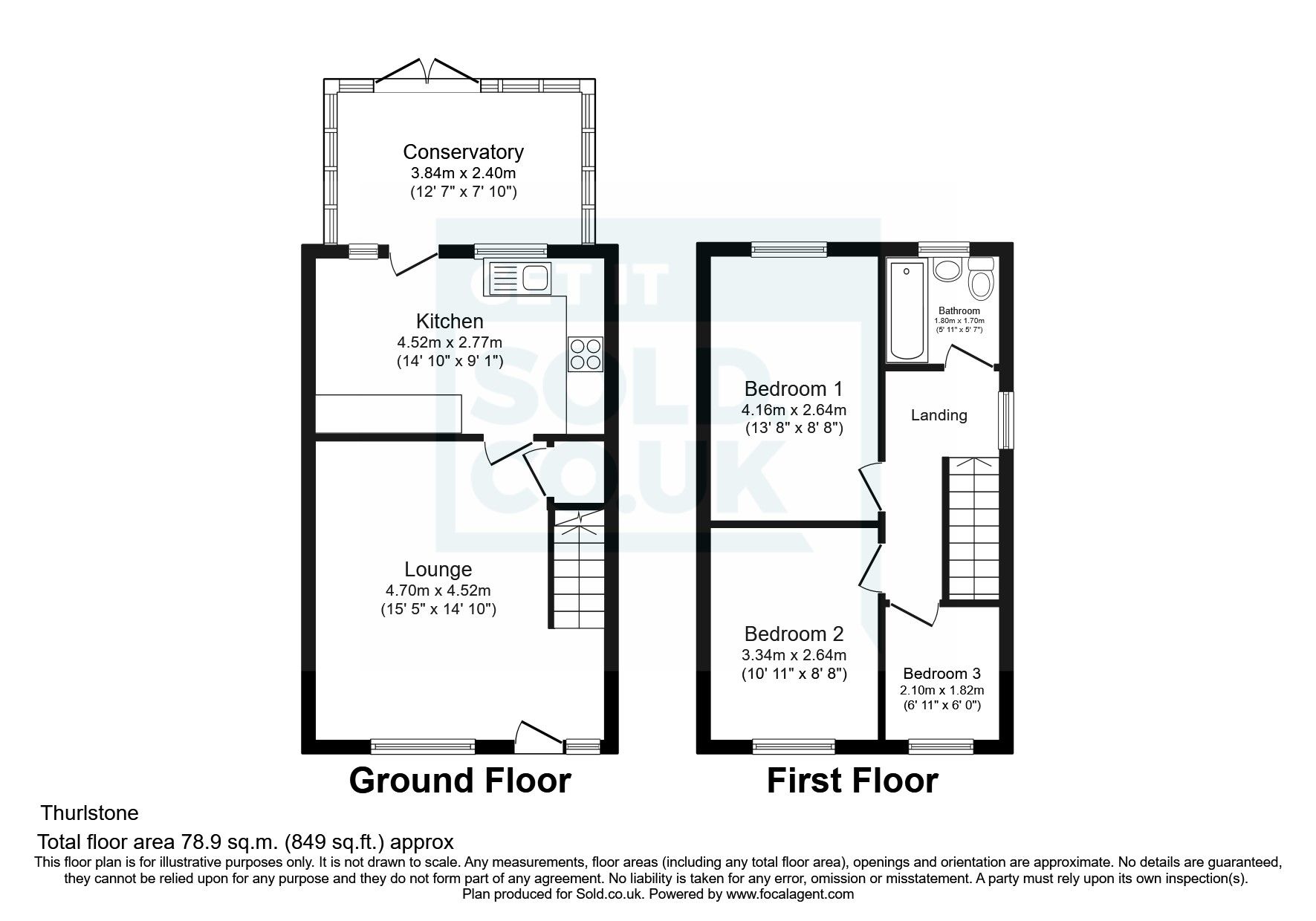 3 bed semi-detached house for sale in Towngate, Thurlstone, Sheffield ...
