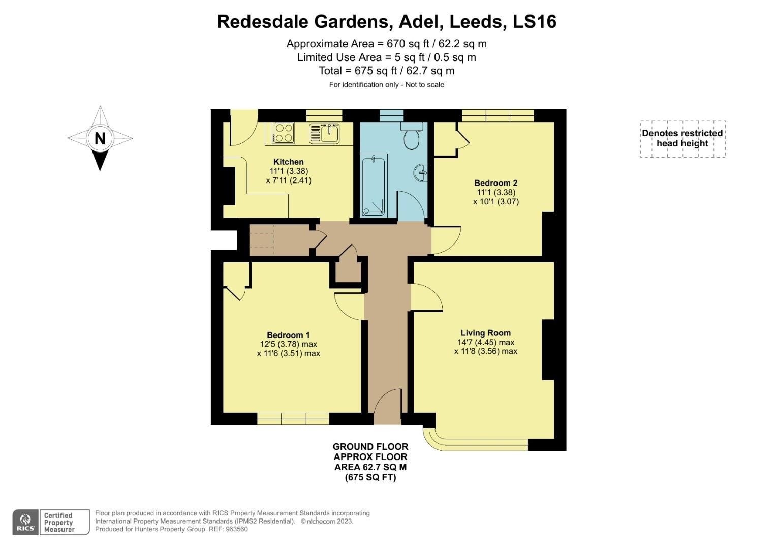 2 bed flat for sale in Redesdale Gardens, Adel, Leeds LS16 - Zoopla