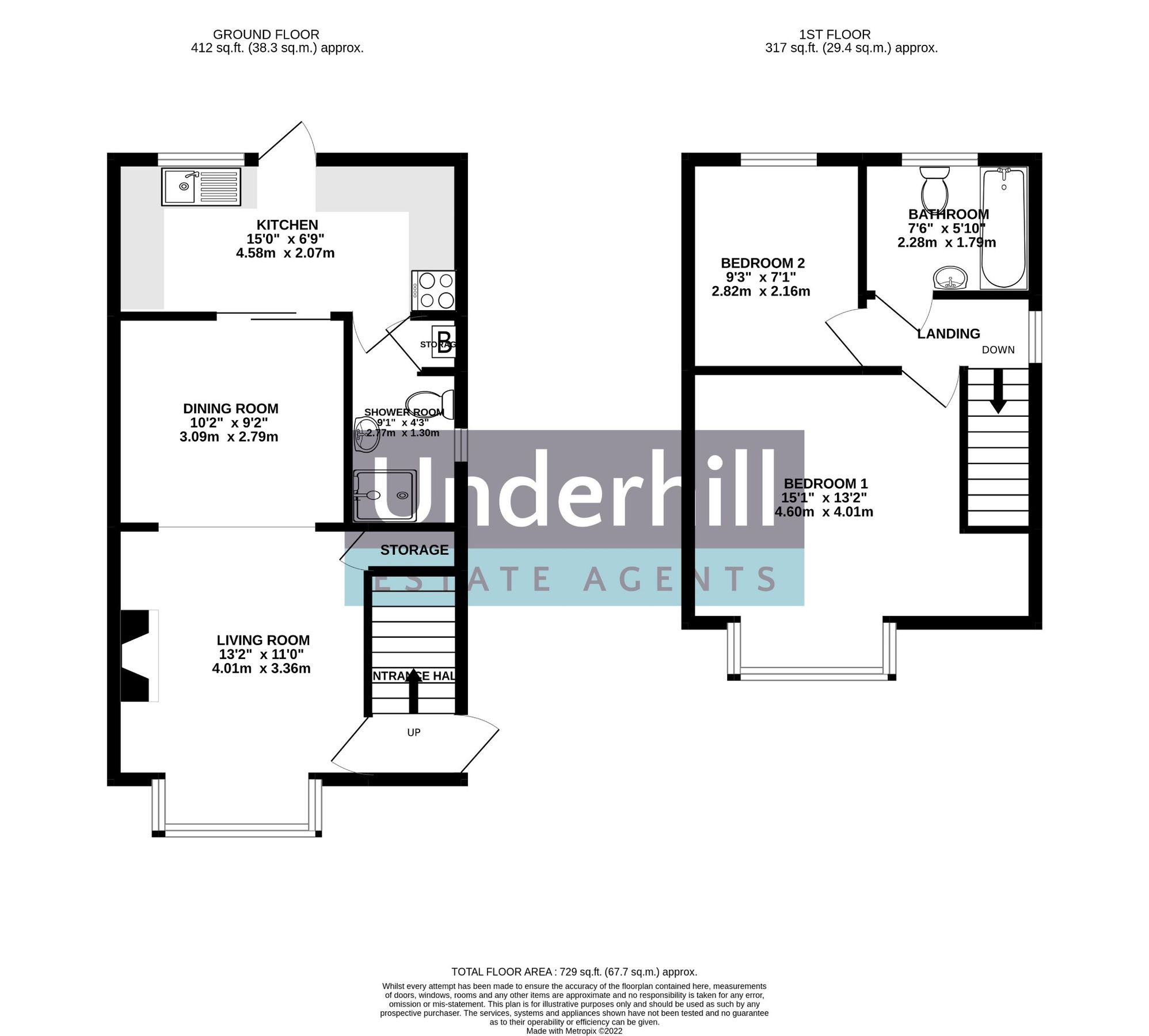 2 bed semi-detached house for sale in Exwick Villas, Exwick Road ...