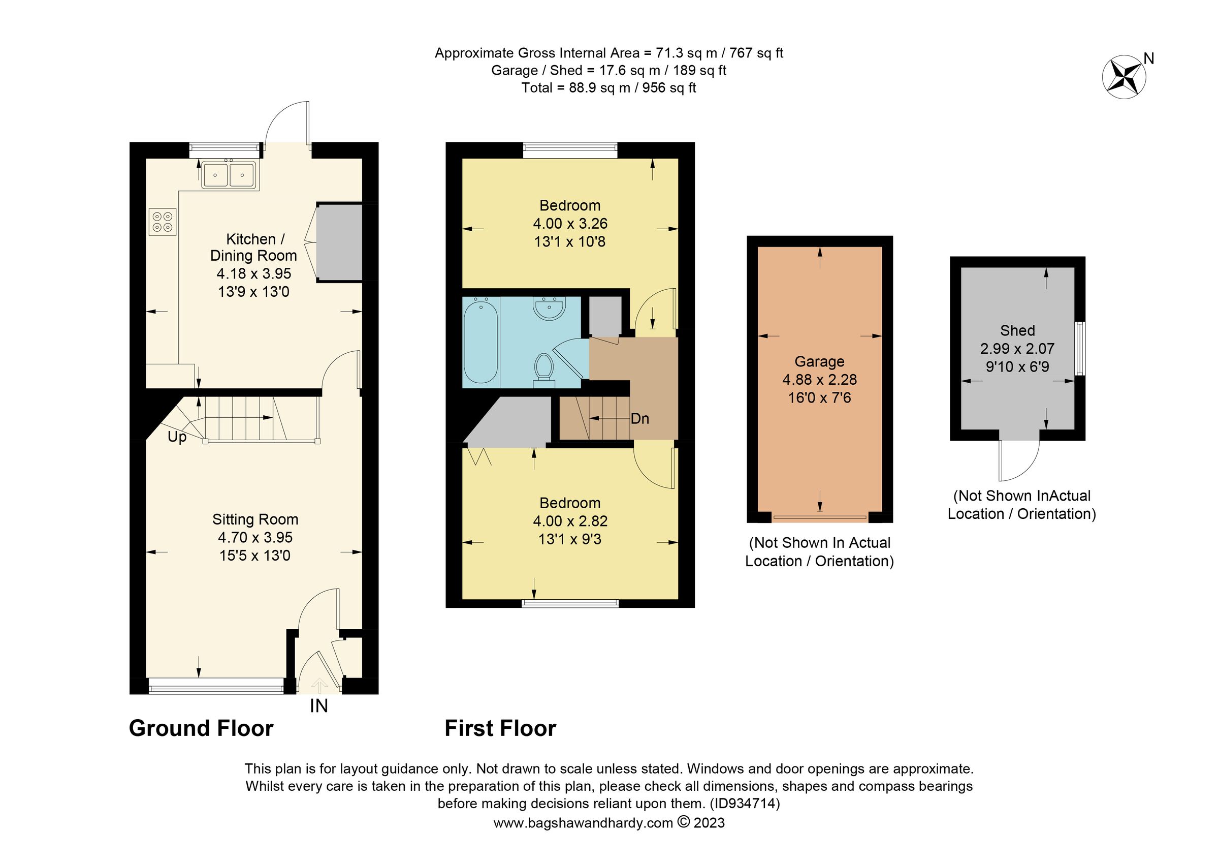 2 bed terraced house for sale in Chester Close, Pixham, Dorking, Surrey ...