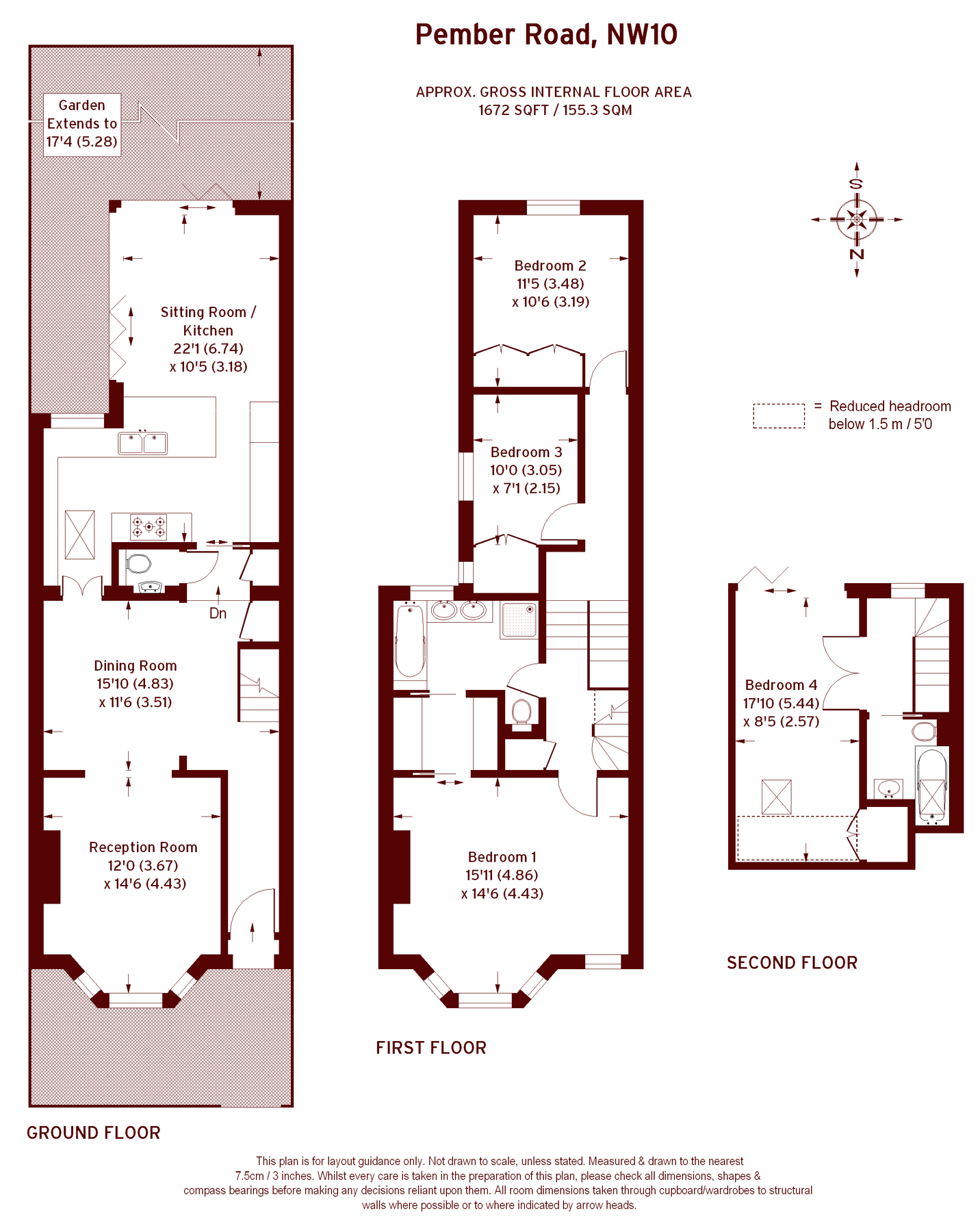 4 bed terraced house for sale in Pember Road, London NW10 - Zoopla