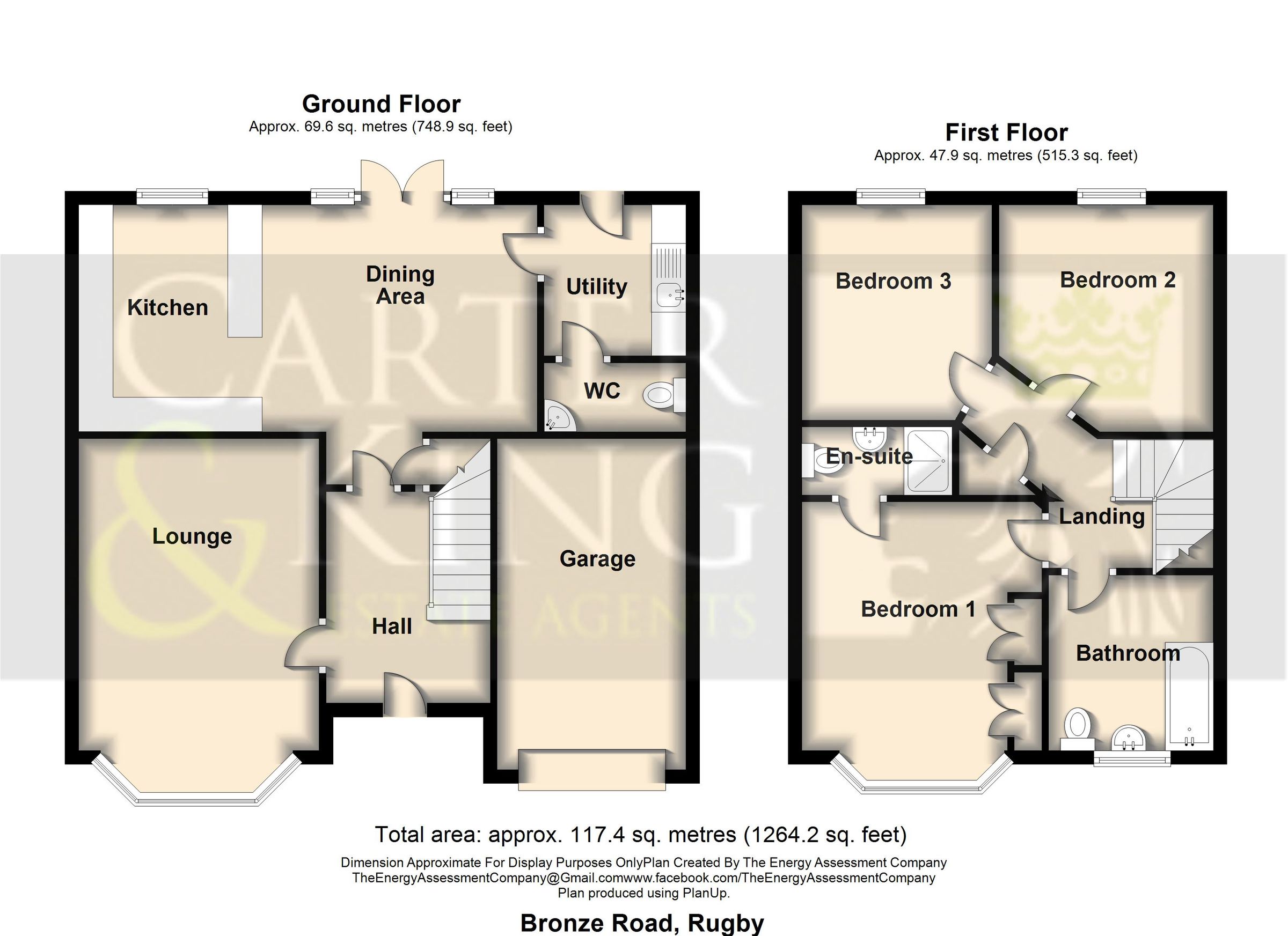 3 bed detached house for sale in Bronze Road, Cawston, Rugby CV22 - Zoopla