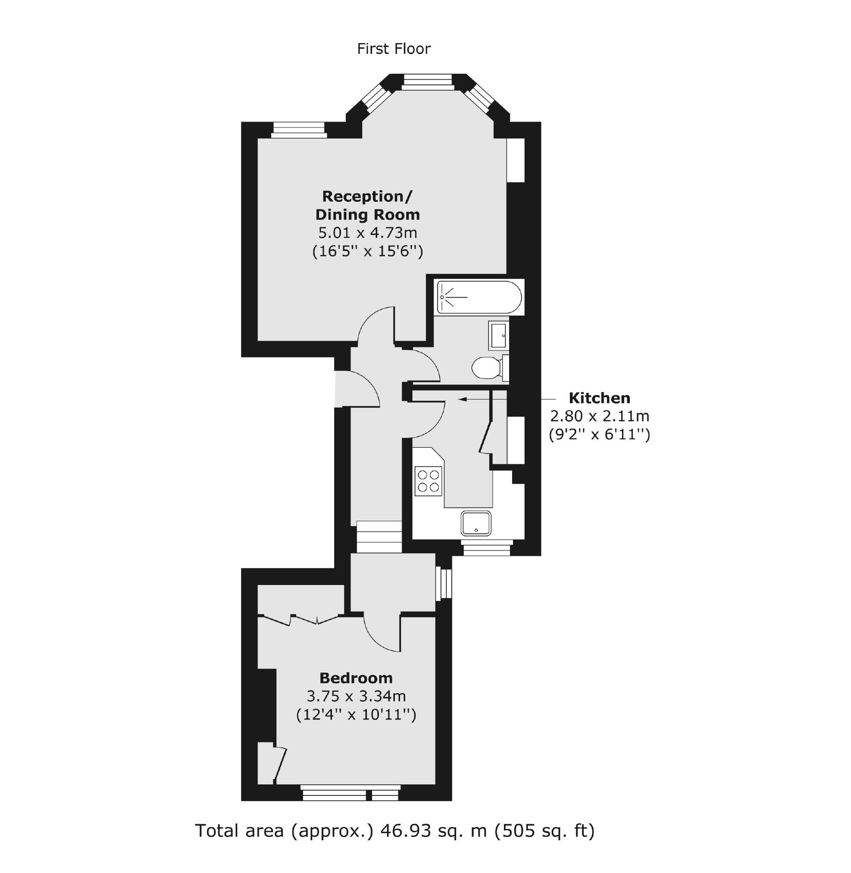 1 bed flat for sale in Garfield Road, London SW11 - Zoopla