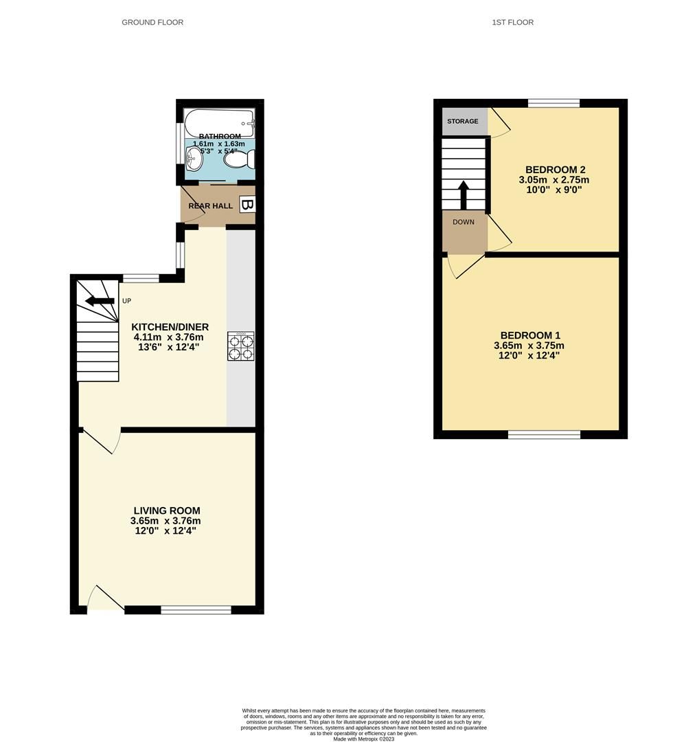 2 bed terraced house for sale in 63, Welbeck Street, Creswell, Worksop ...