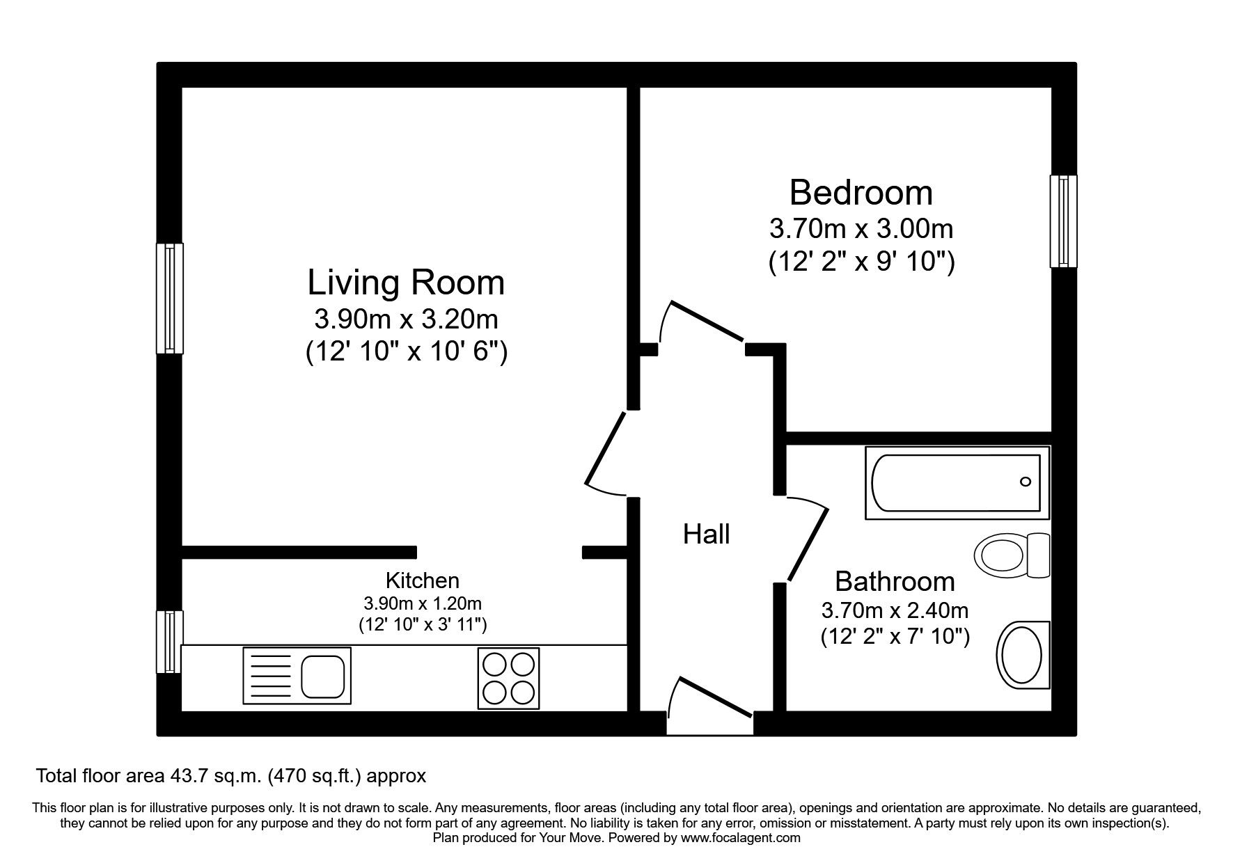 1 bed flat for sale in Jamieson Street, Arbroath, Angus DD11 - Zoopla