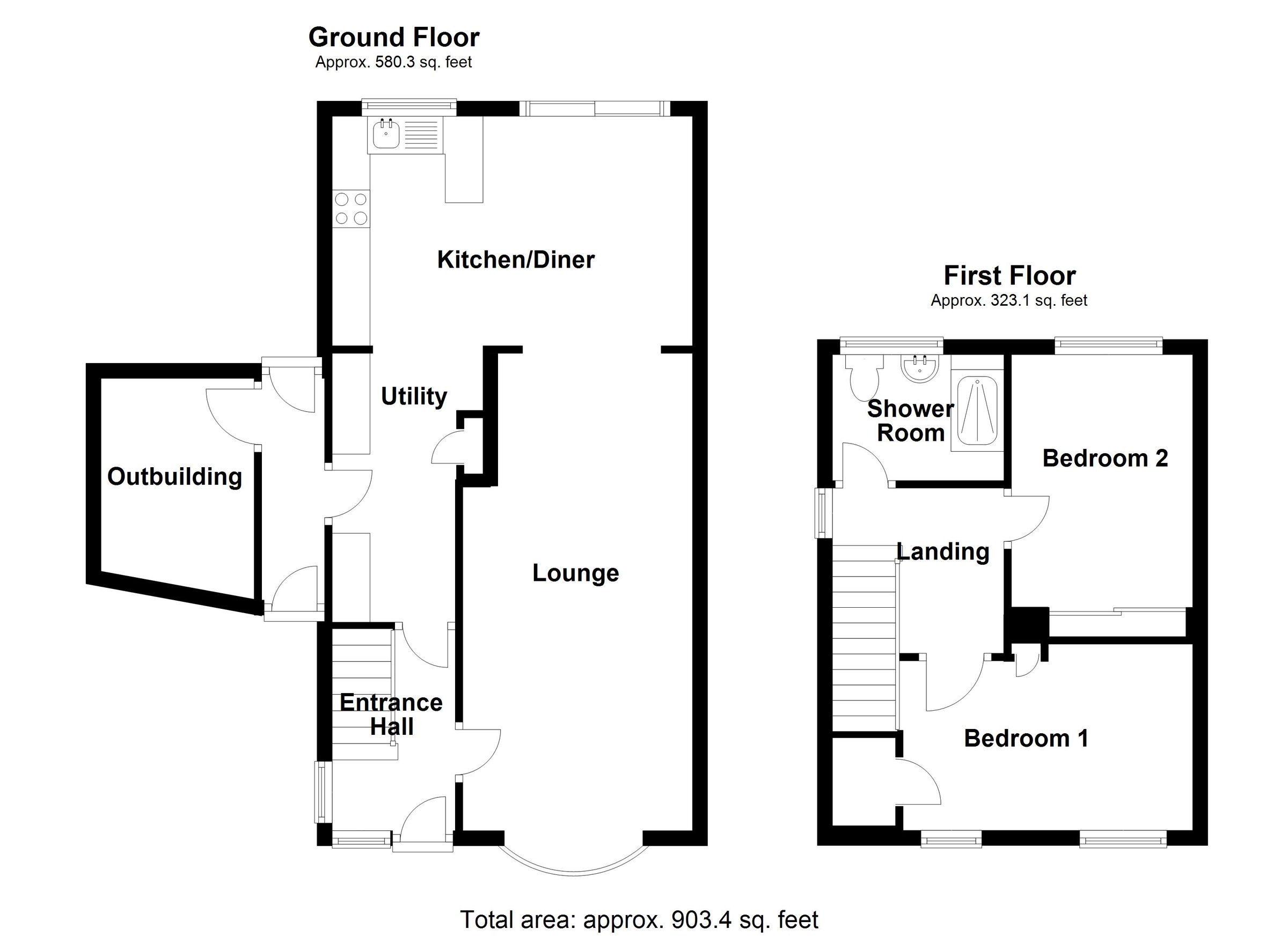 2 bed end terrace house for sale in Fesants Croft, Harlow, Essex CM20 ...