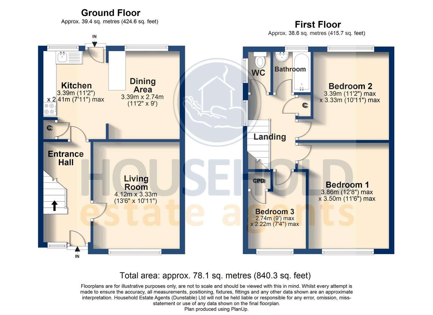 3 bed end terrace house for sale in Oatfield Close, Luton, Bedfordshire ...
