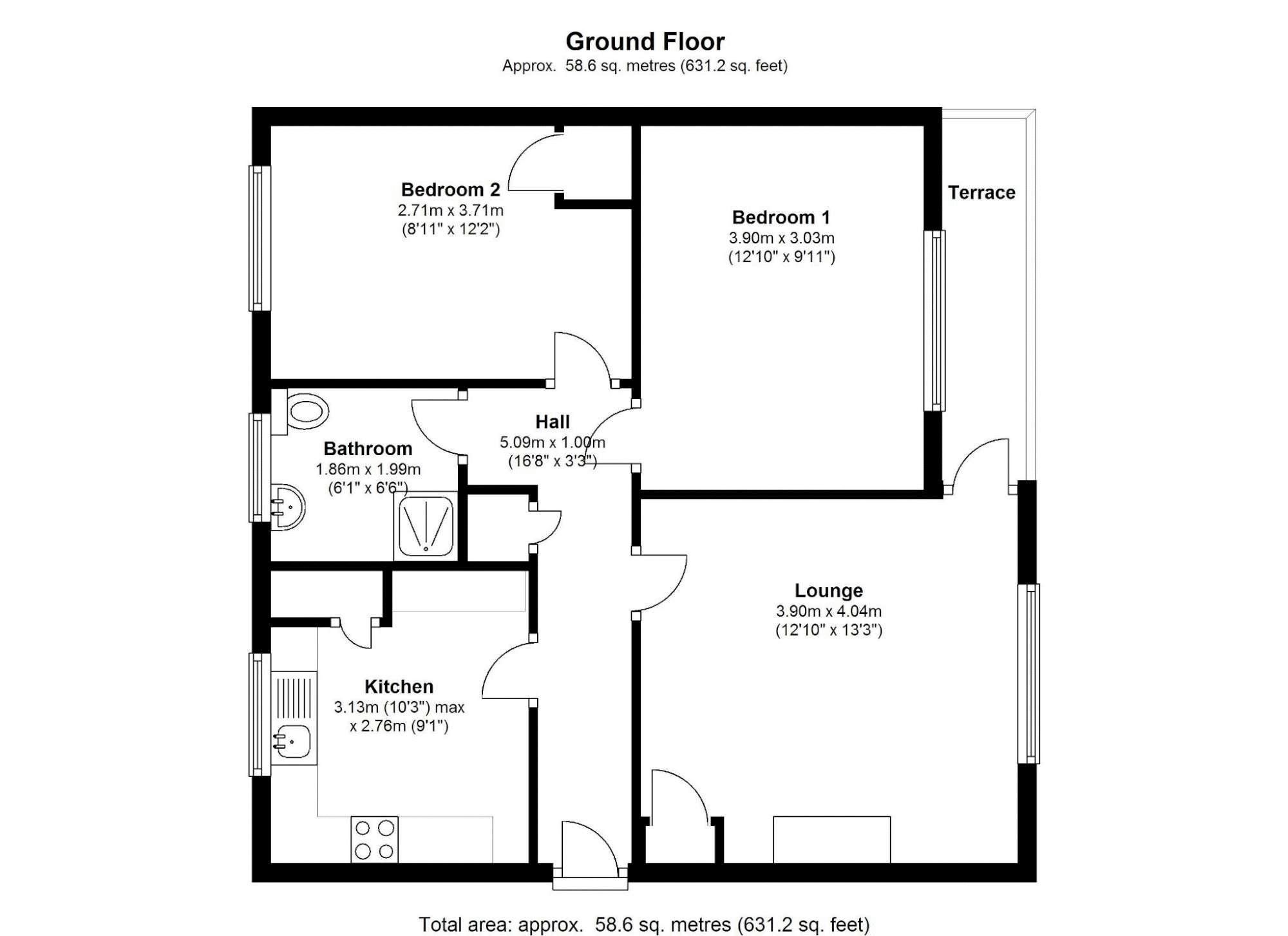 2 bed flat for sale in Dabbs Hill Lane, Northolt UB5 - Zoopla