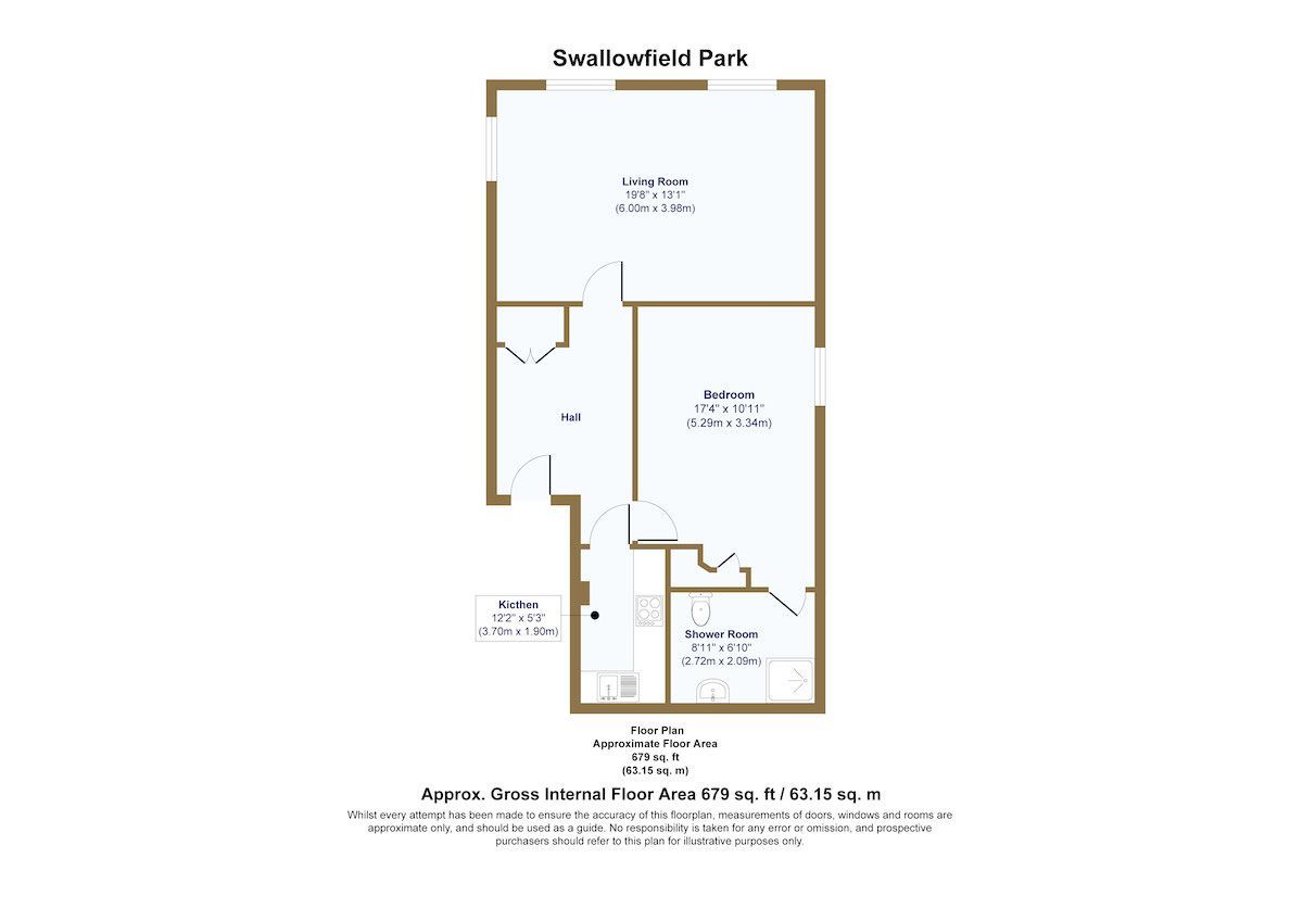 1 bed flat for sale in Swallowfield Park, Swallowfield, Reading RG7 ...