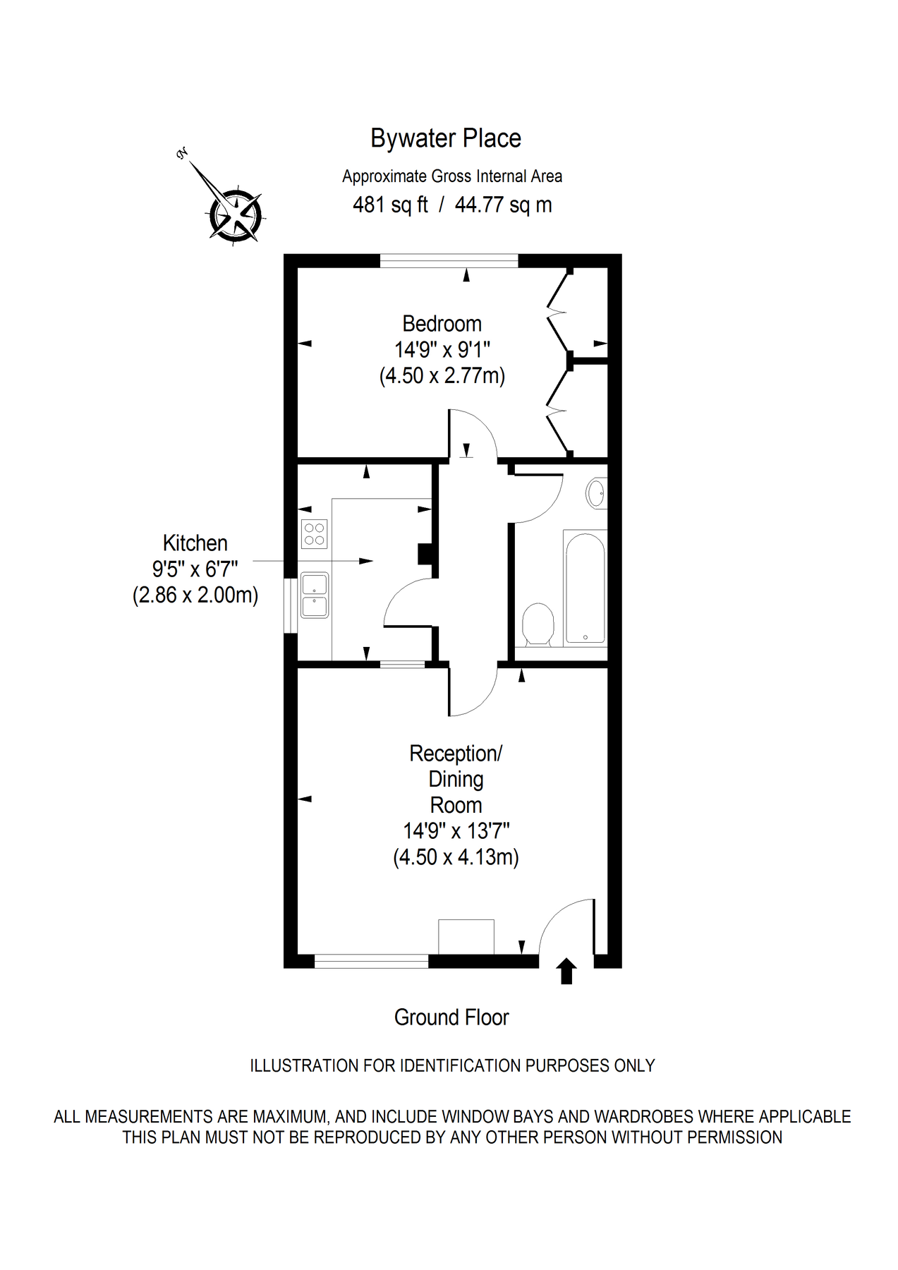 1 bed flat to rent in Bywater Place, London SE16 - Zoopla