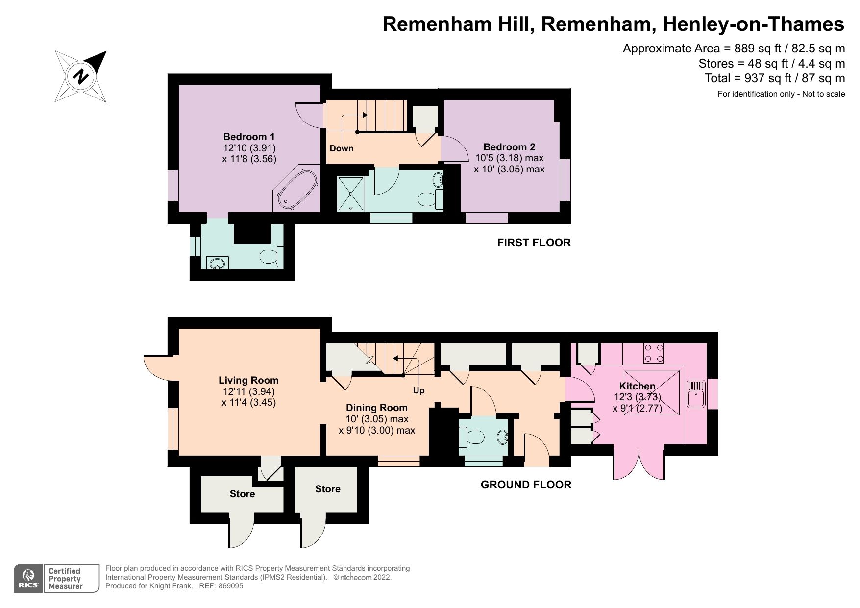 2 bed cottage for sale in Park Place Cottages, Remenham Hill, Henley-On ...