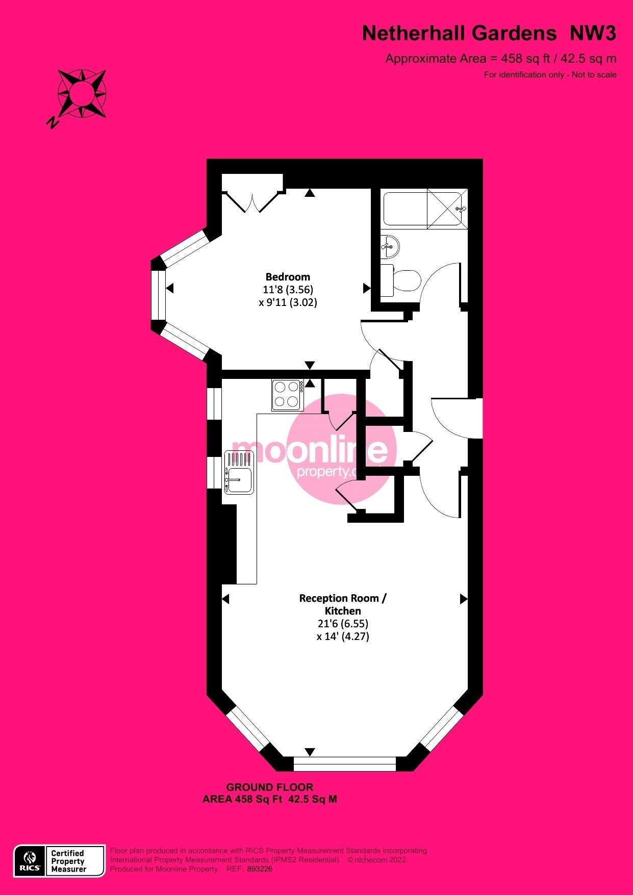 1 bed flat for sale in Netherhall Gardens, London NW3 - Zoopla