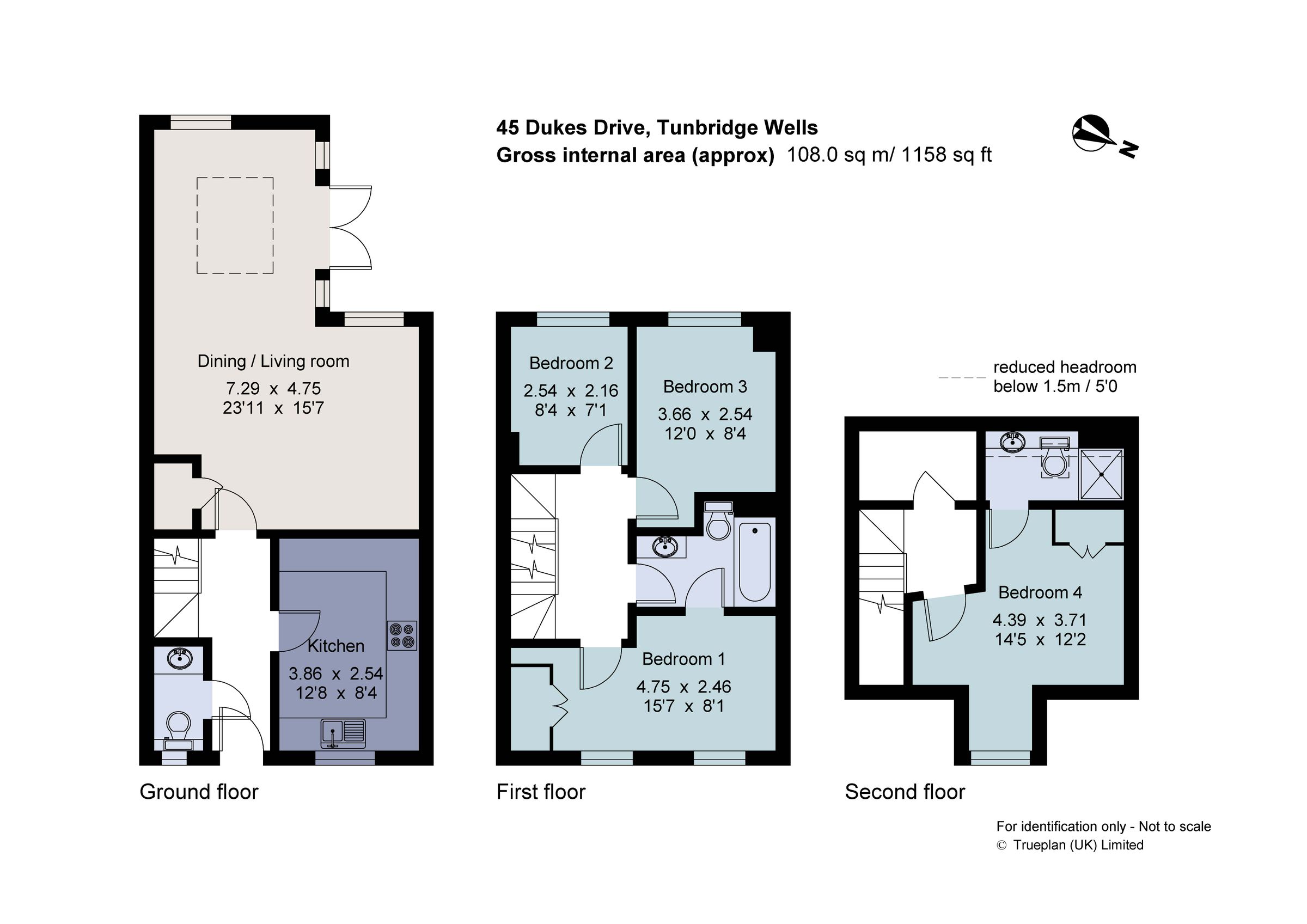 New home, 4 bed semi-detached house for sale in Dukes Drive, Tunbridge ...