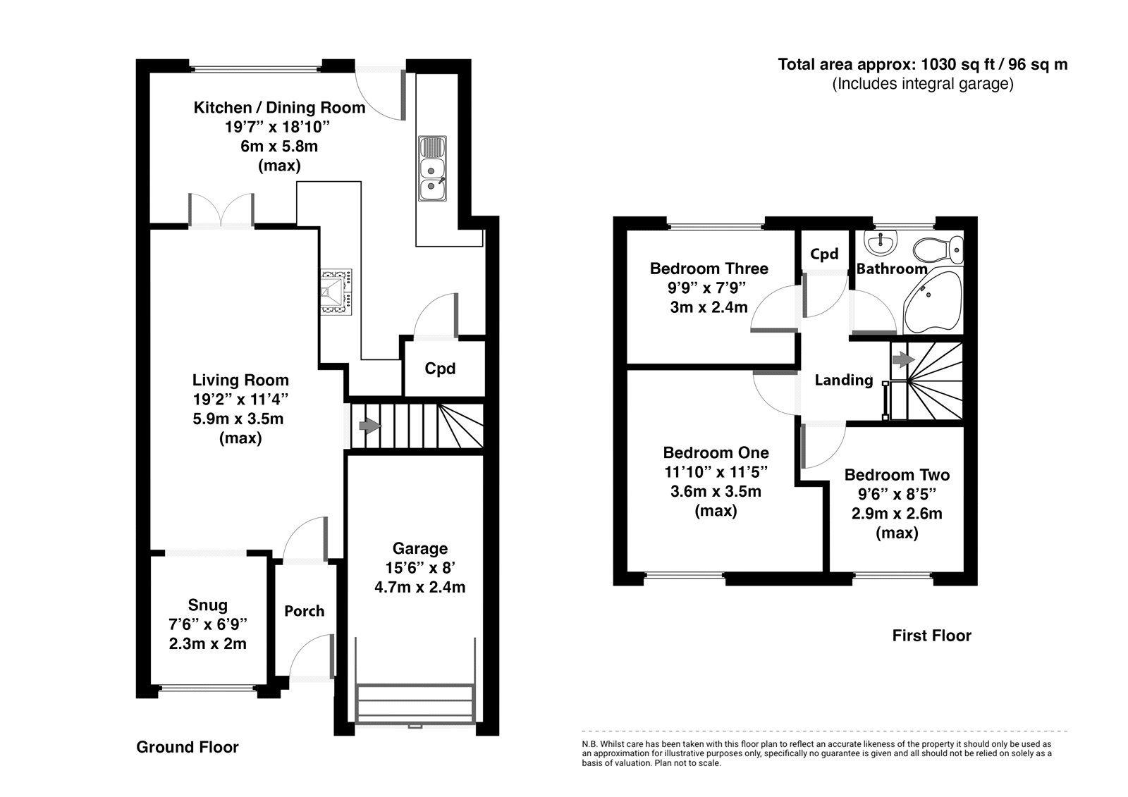 3 bed terraced house for sale in Ridge Nether Moor, Liden, Swindon ...